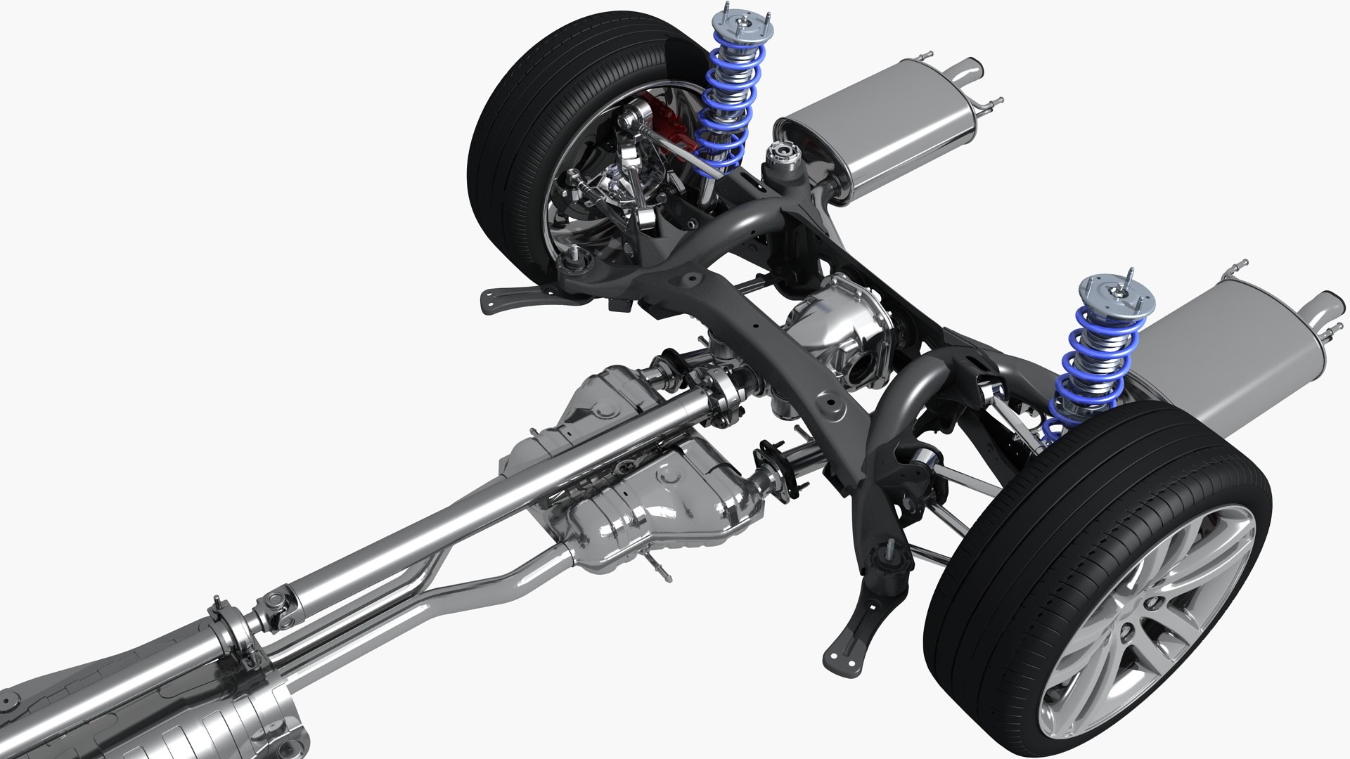 3D Car Chassis Engine Model - TurboSquid 1199809