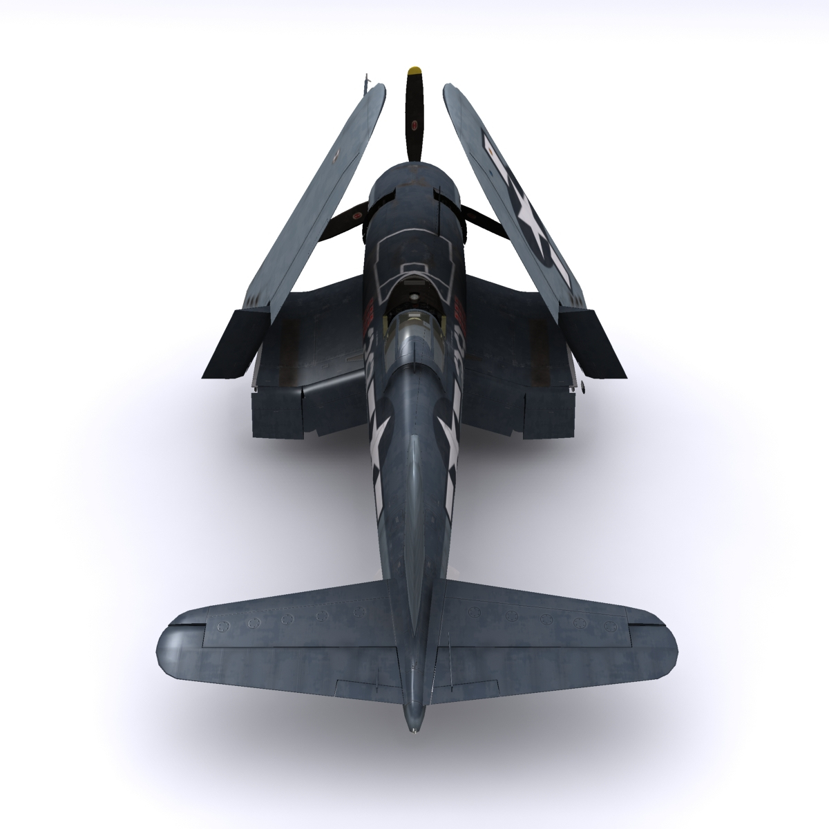 f4u corsair navy fighters 3d model