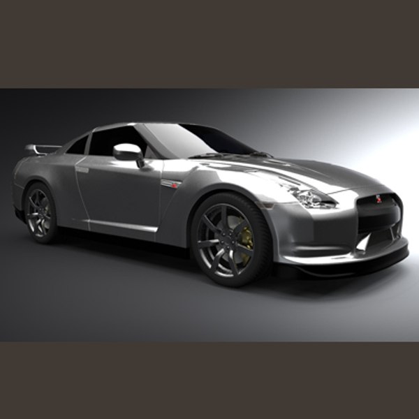 3d 2009 nissan gtr model