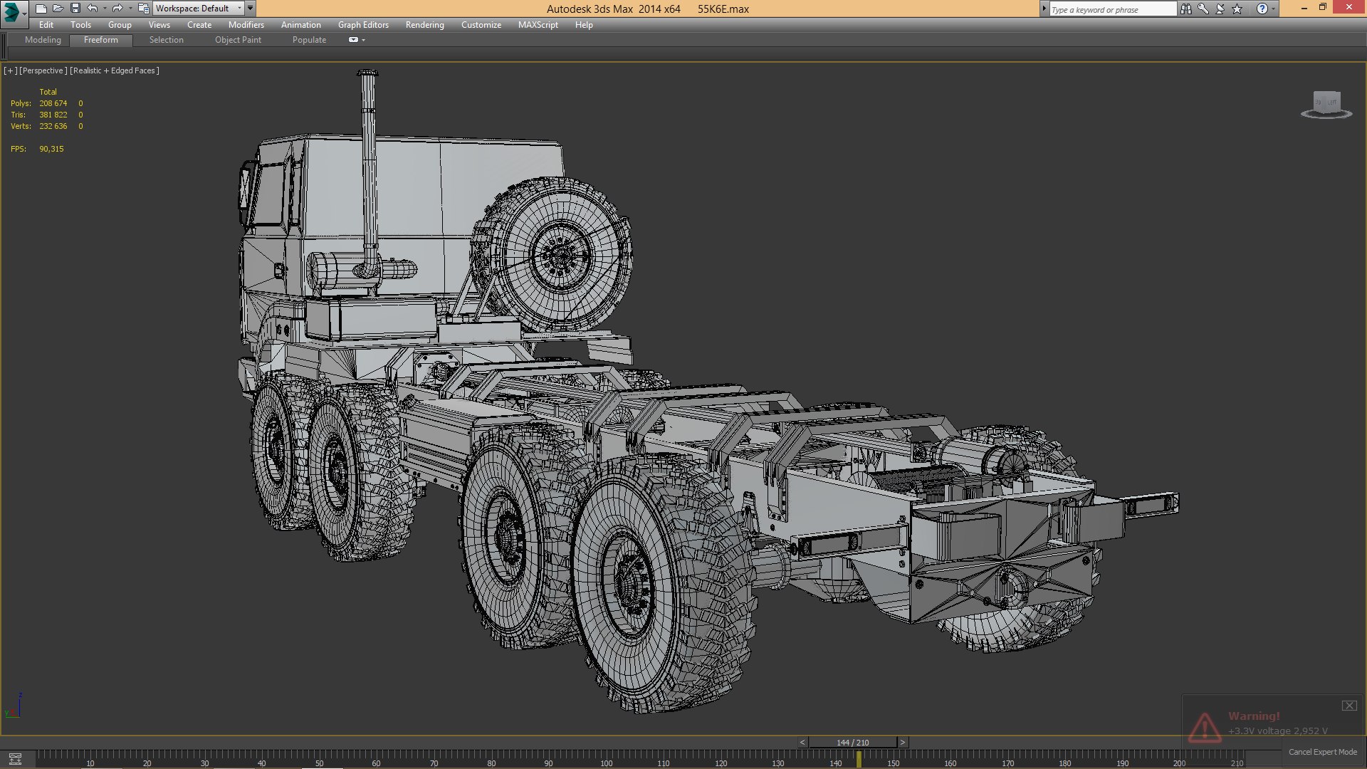 3d s-400 triumf 55k6e model