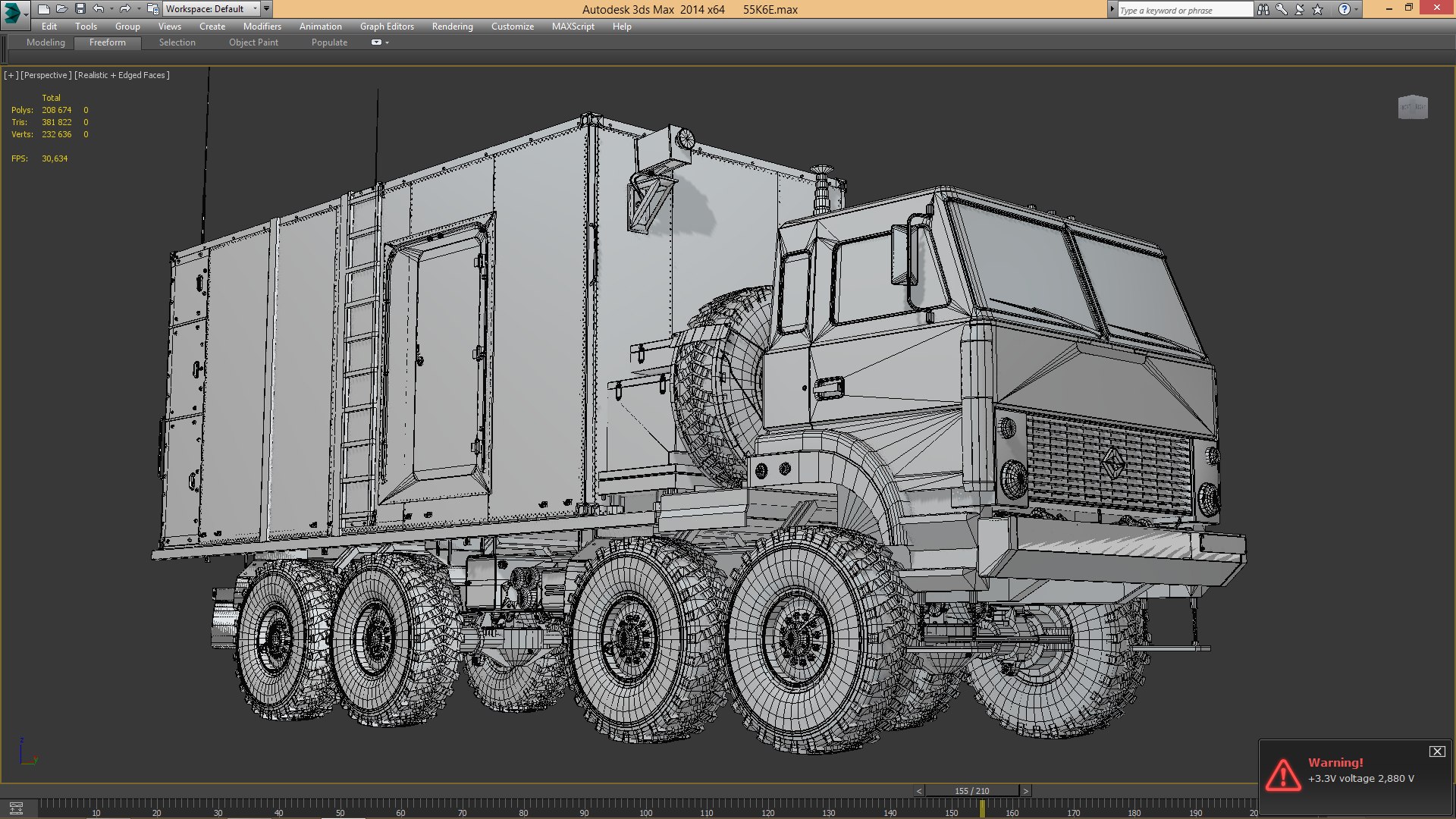 3d S-400 Triumf 55k6e Model