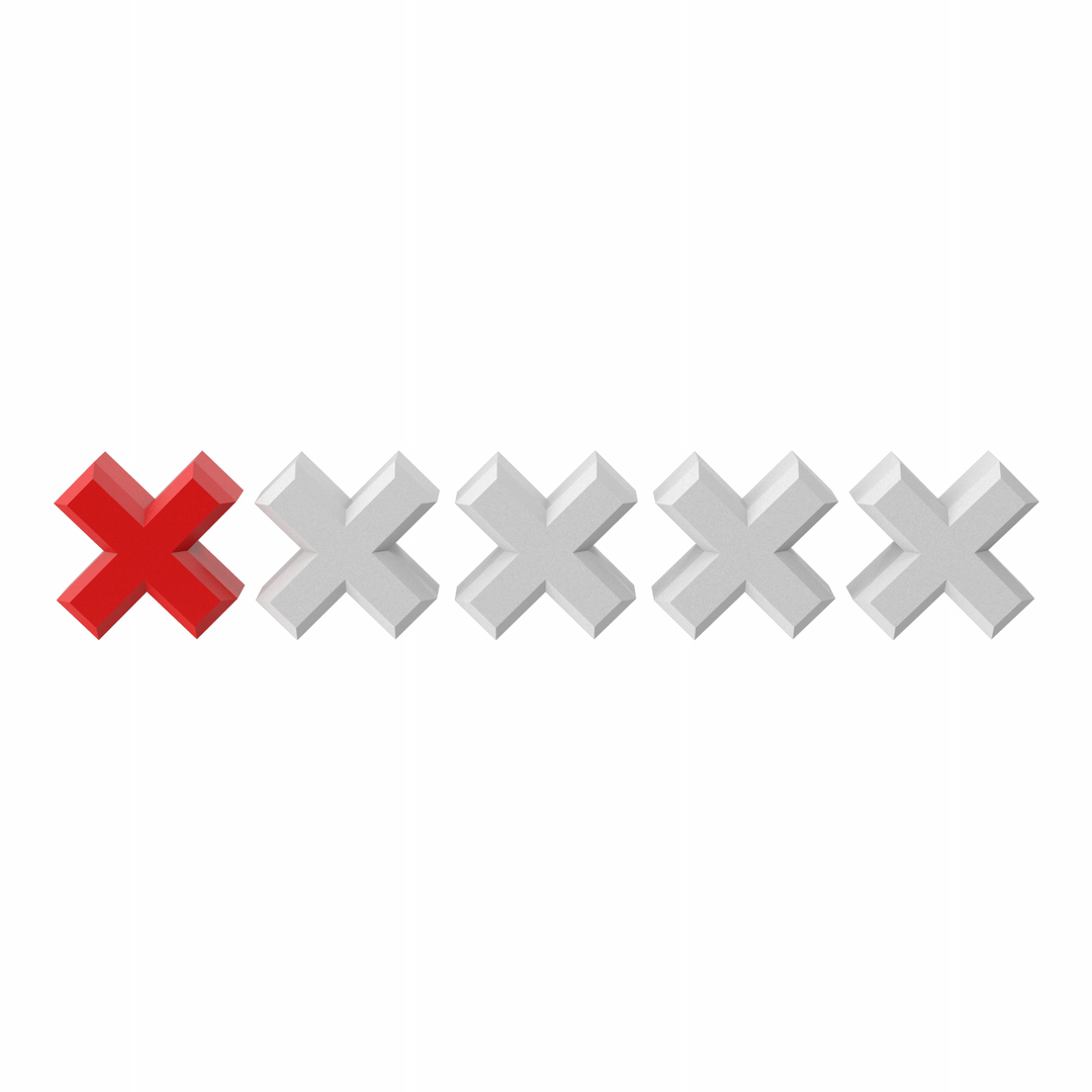 One Cross Symbol 3D - TurboSquid 2228940