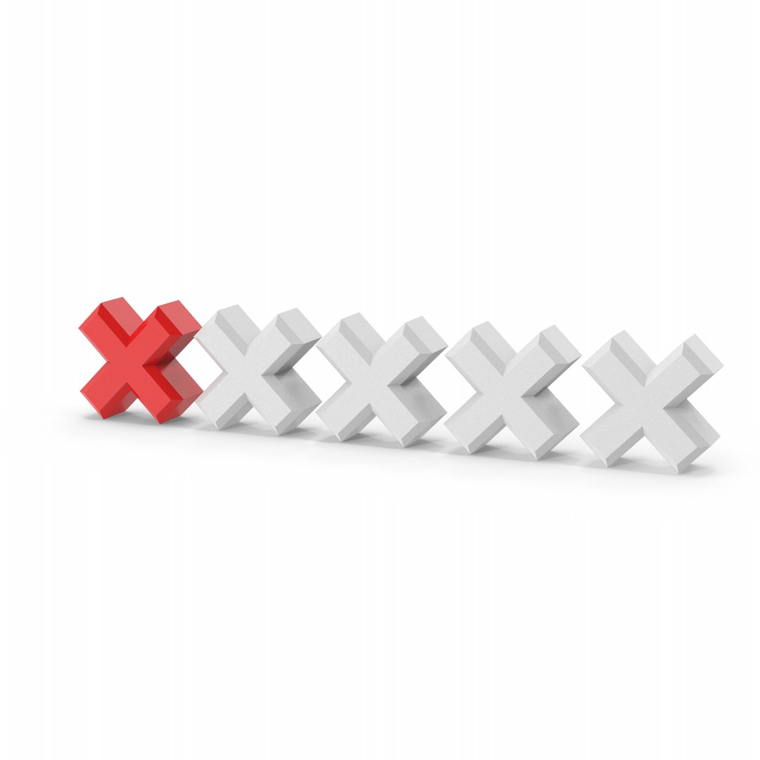 One Cross Symbol 3D - TurboSquid 2228940