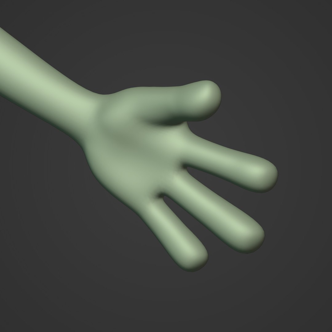 3D Cartoon Arms And Legs -- Four Fingers - TurboSquid 1873066