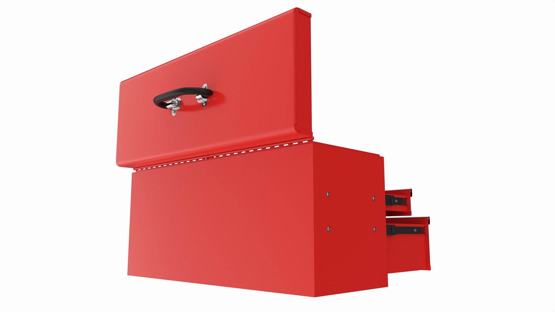 Portable Toolbox Chest With Carrying Handle Set 3D - TurboSquid 2195543