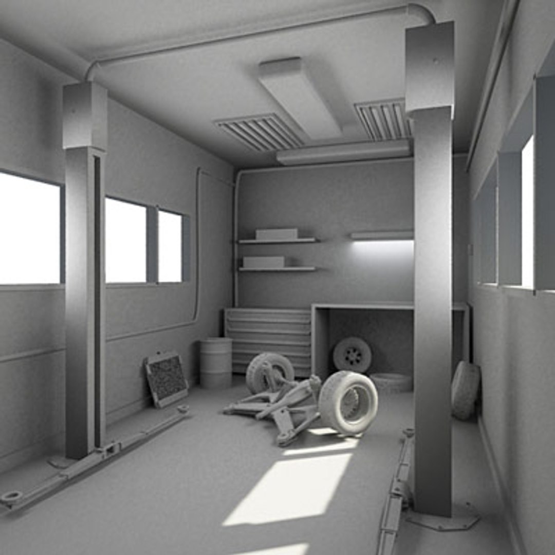 3d Model Small Car Service