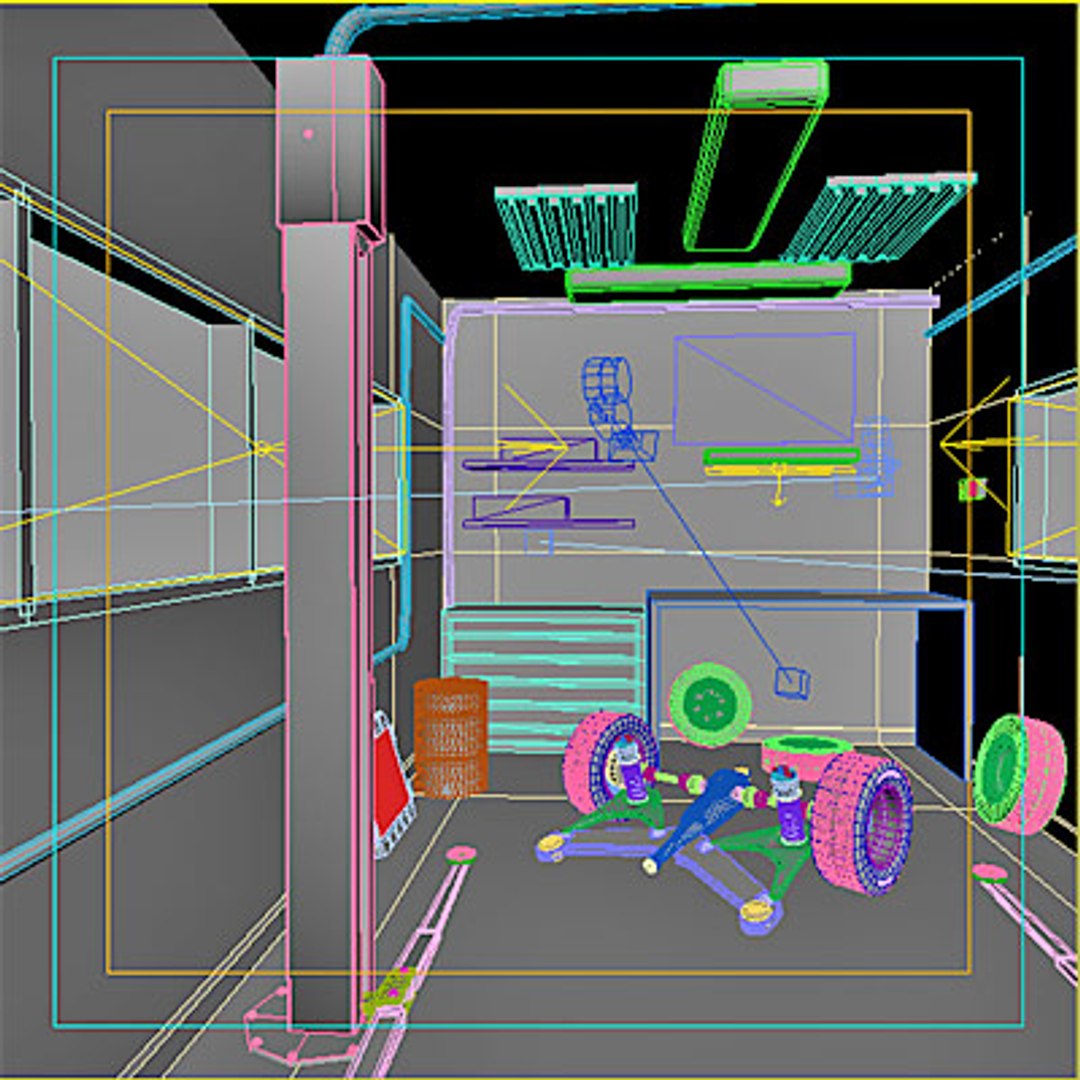 3d Model Small Car Service