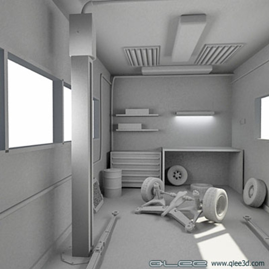 3d Model Small Car Service