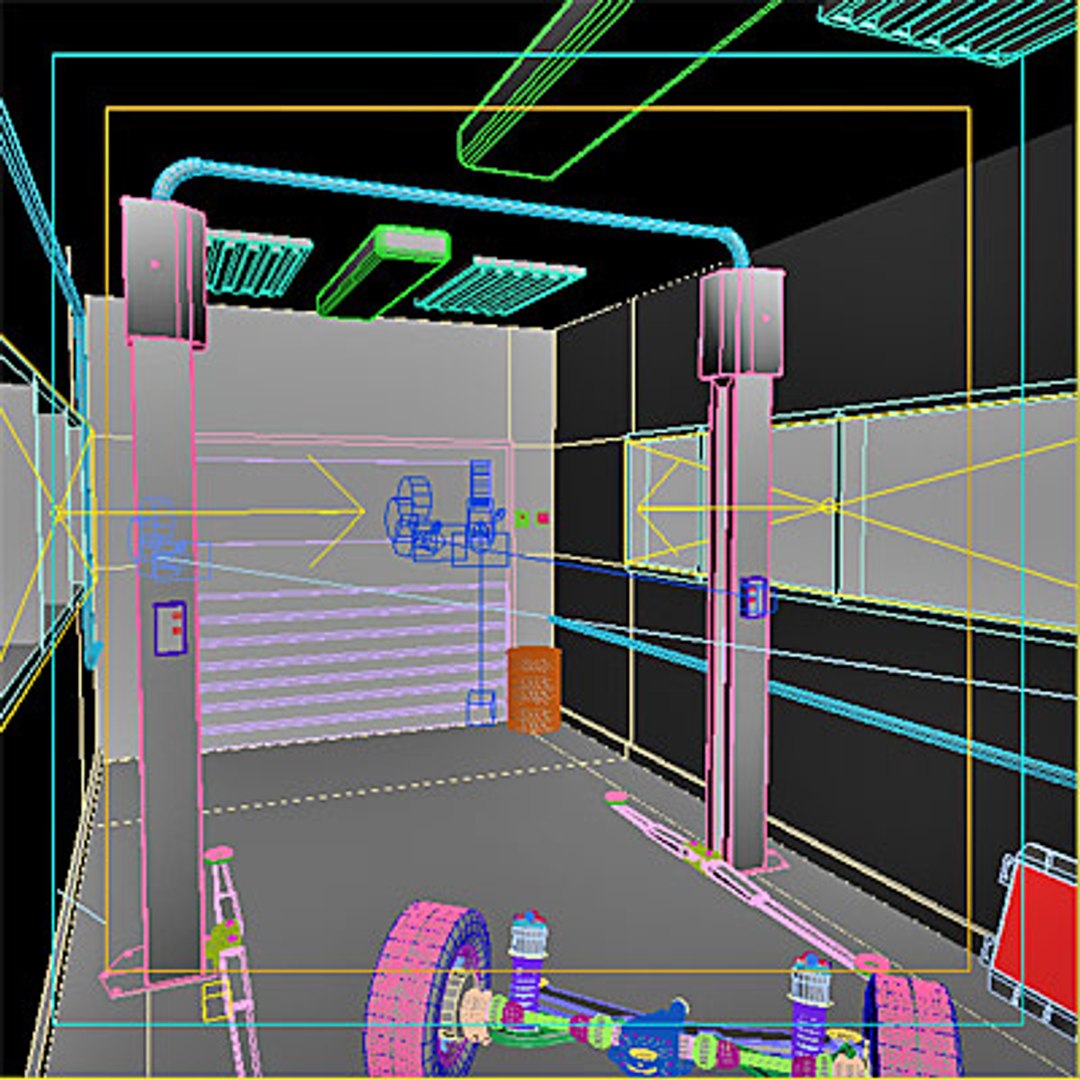 3d Model Small Car Service