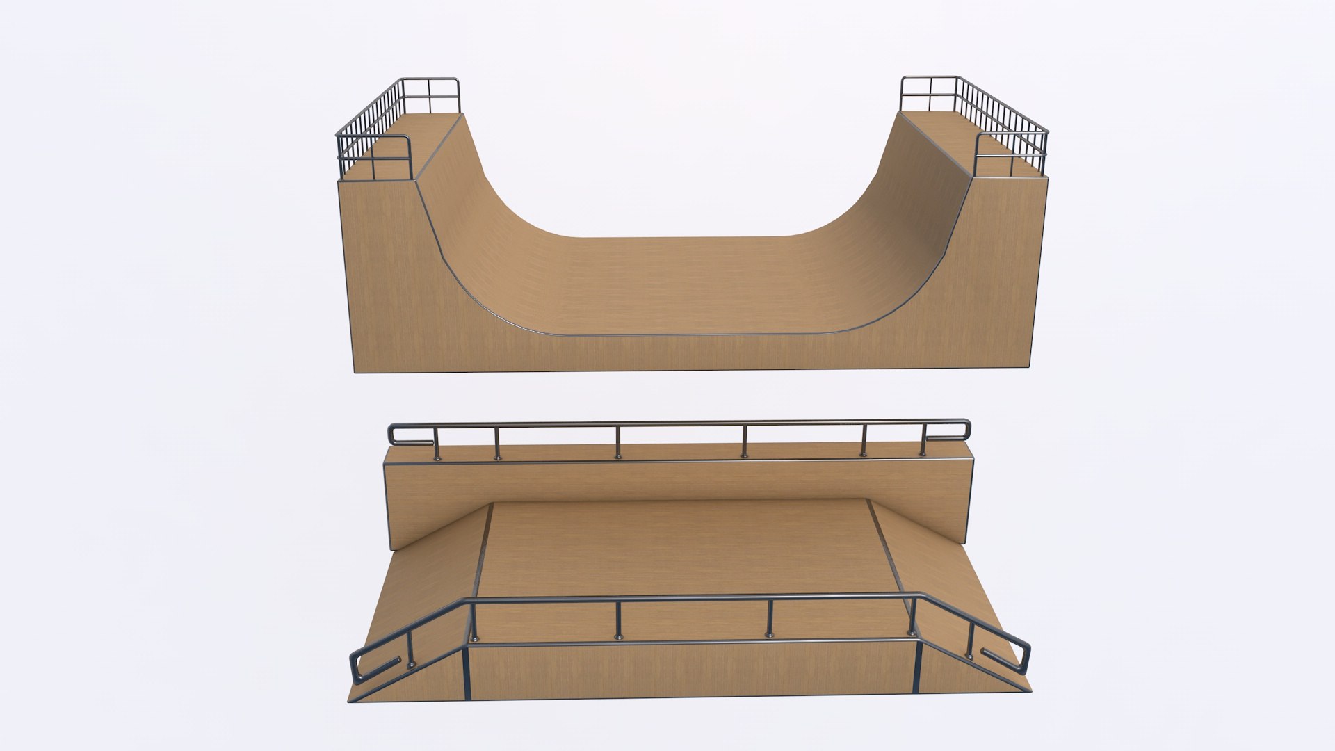 Skatepark Ramp 3D Model - TurboSquid 1912397
