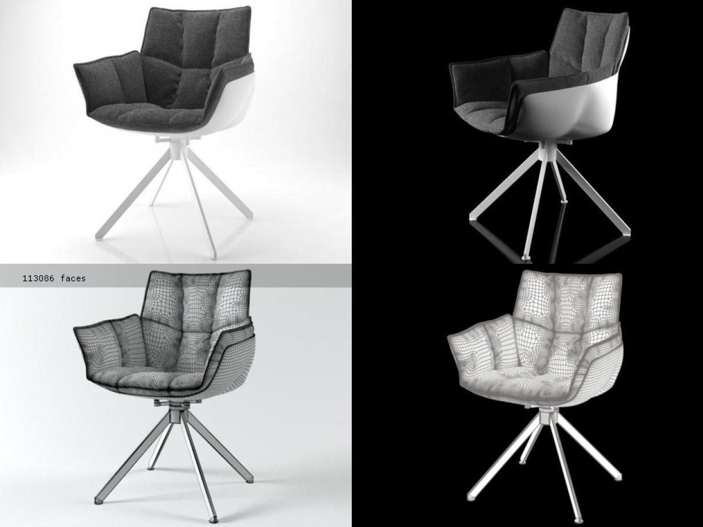 Husk X-base B 3D Model - TurboSquid 1176814