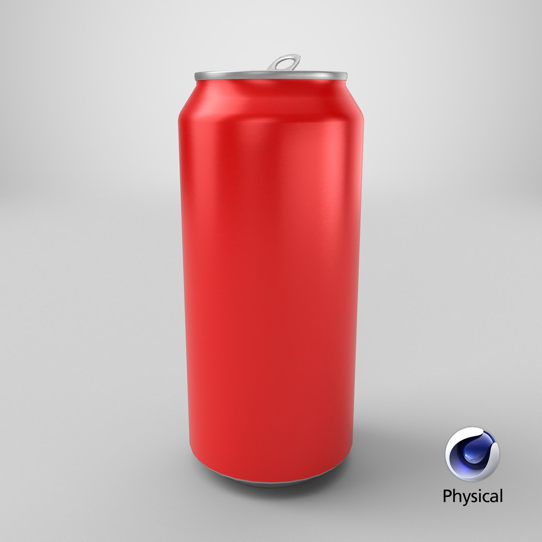 Opened Standard Can 440ML 3D Model - TurboSquid 2155288