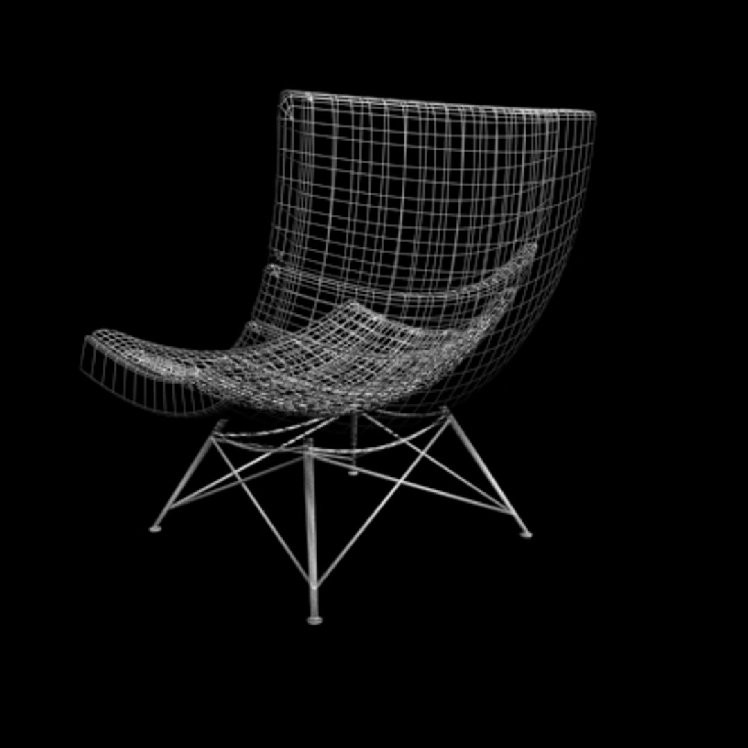 Modern Lounge Chair - Dwg