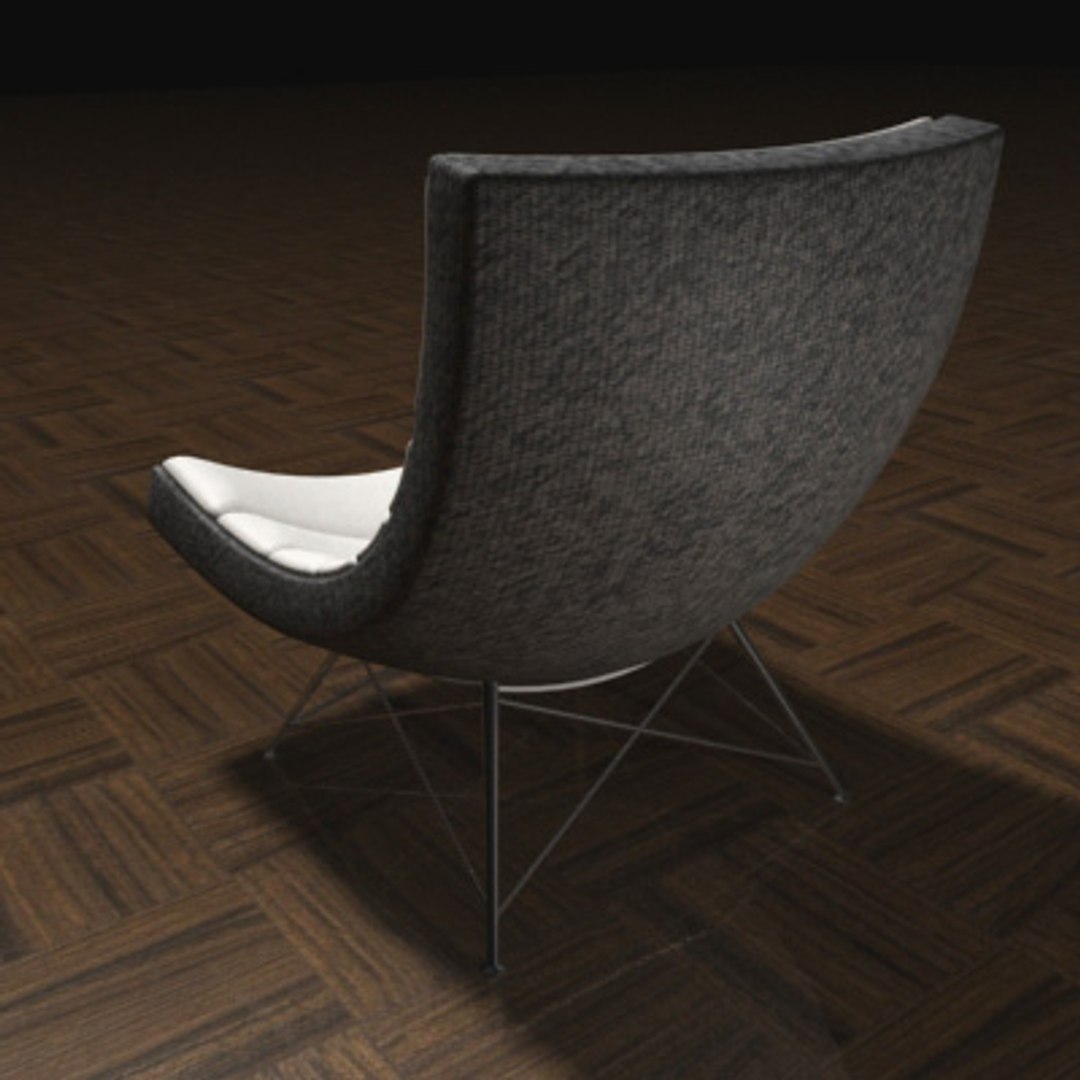 Modern Lounge Chair - Dwg