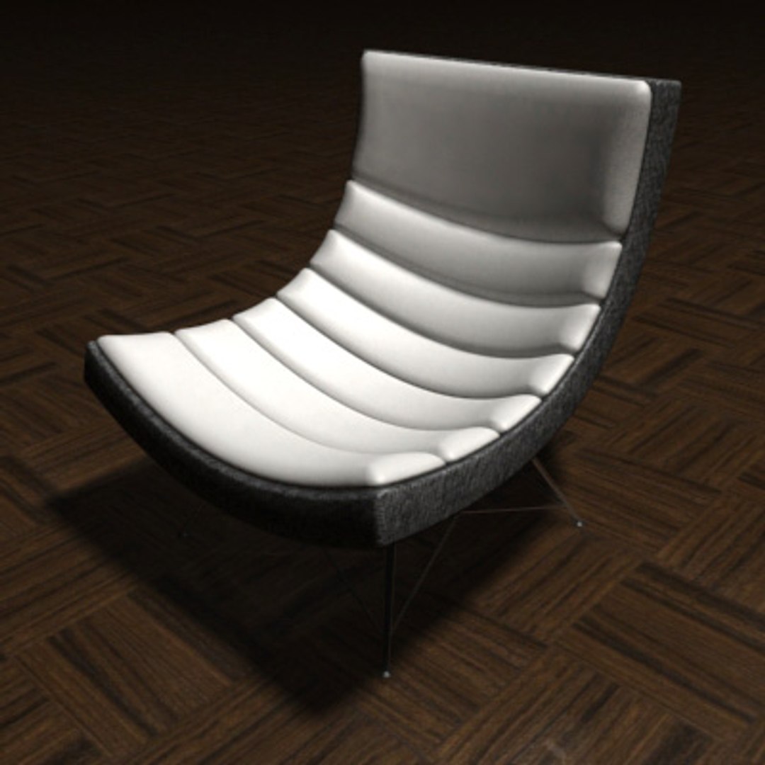 Modern Lounge Chair - Dwg