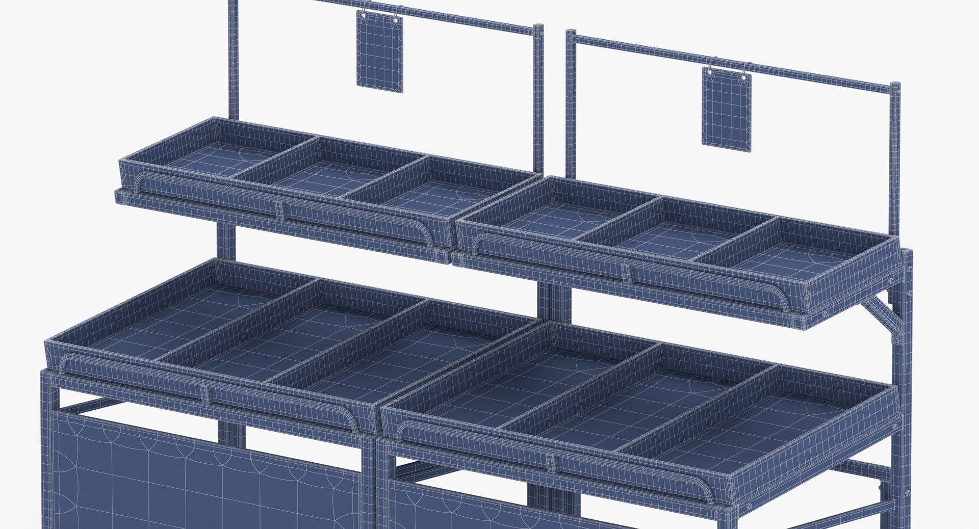3D Wooden Fruit Veggies Display Model - TurboSquid 1553092
