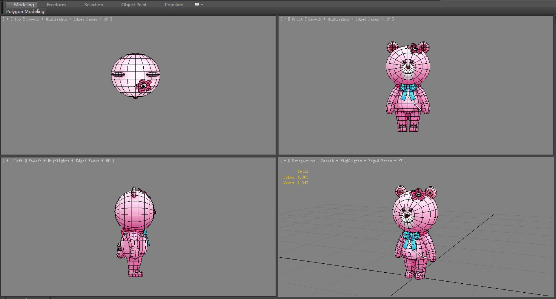 3D Cartoonclothing Femalepanda - TurboSquid 1669781