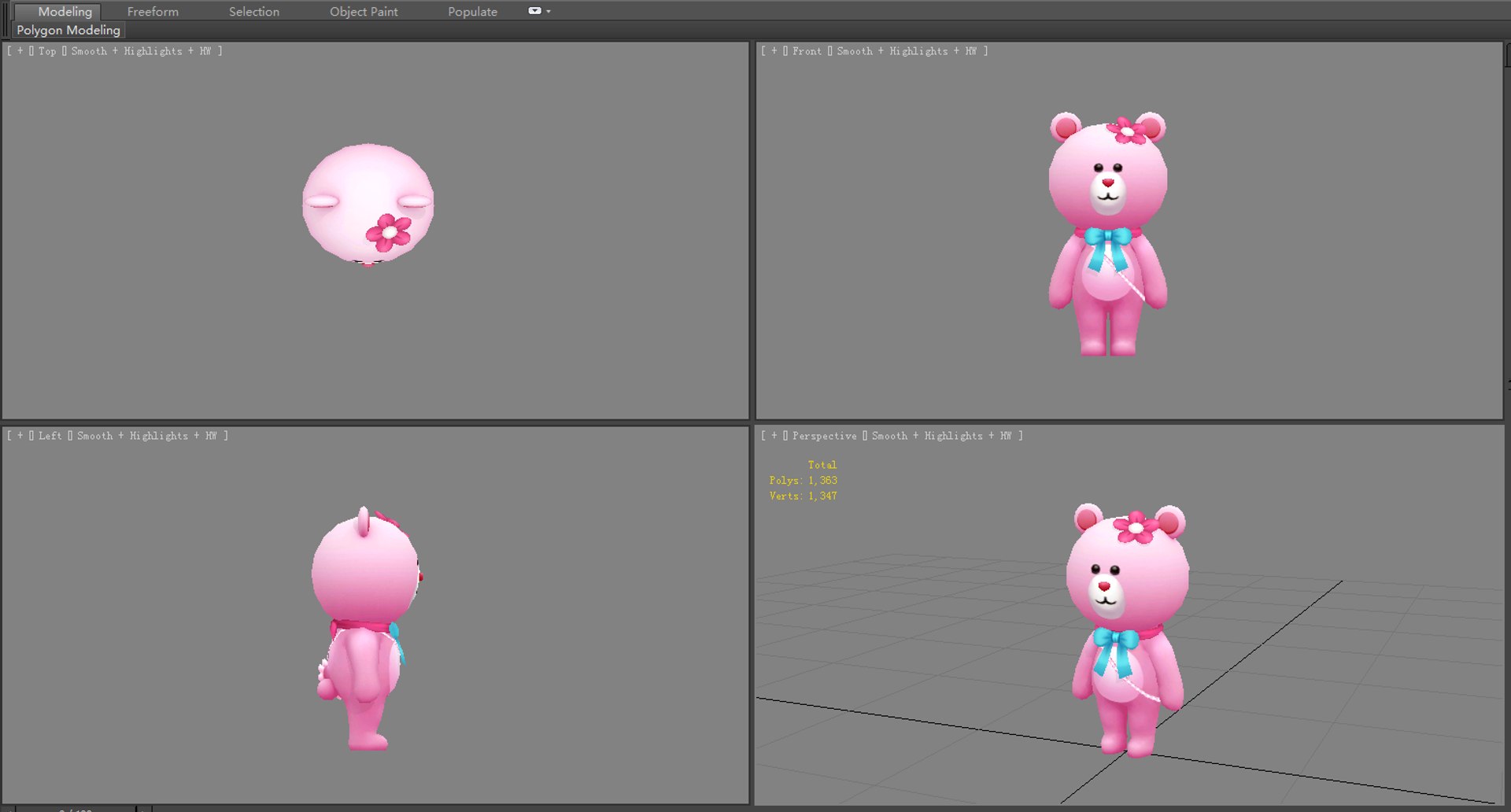 3D Cartoonclothing Femalepanda - TurboSquid 1669781