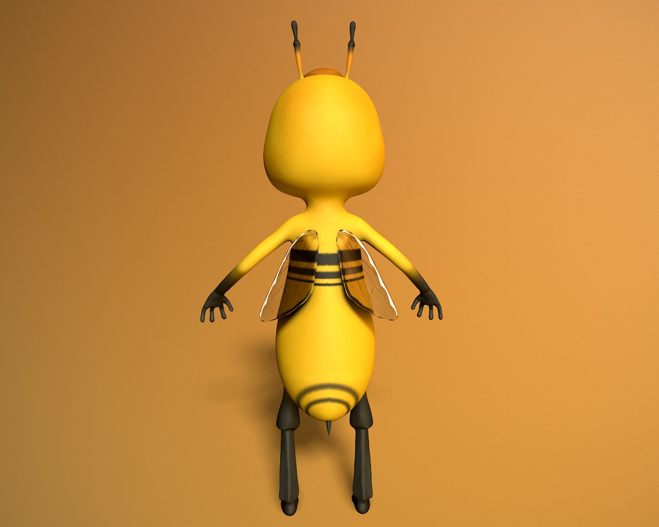 Cartoon Bee 3D - TurboSquid 1738225