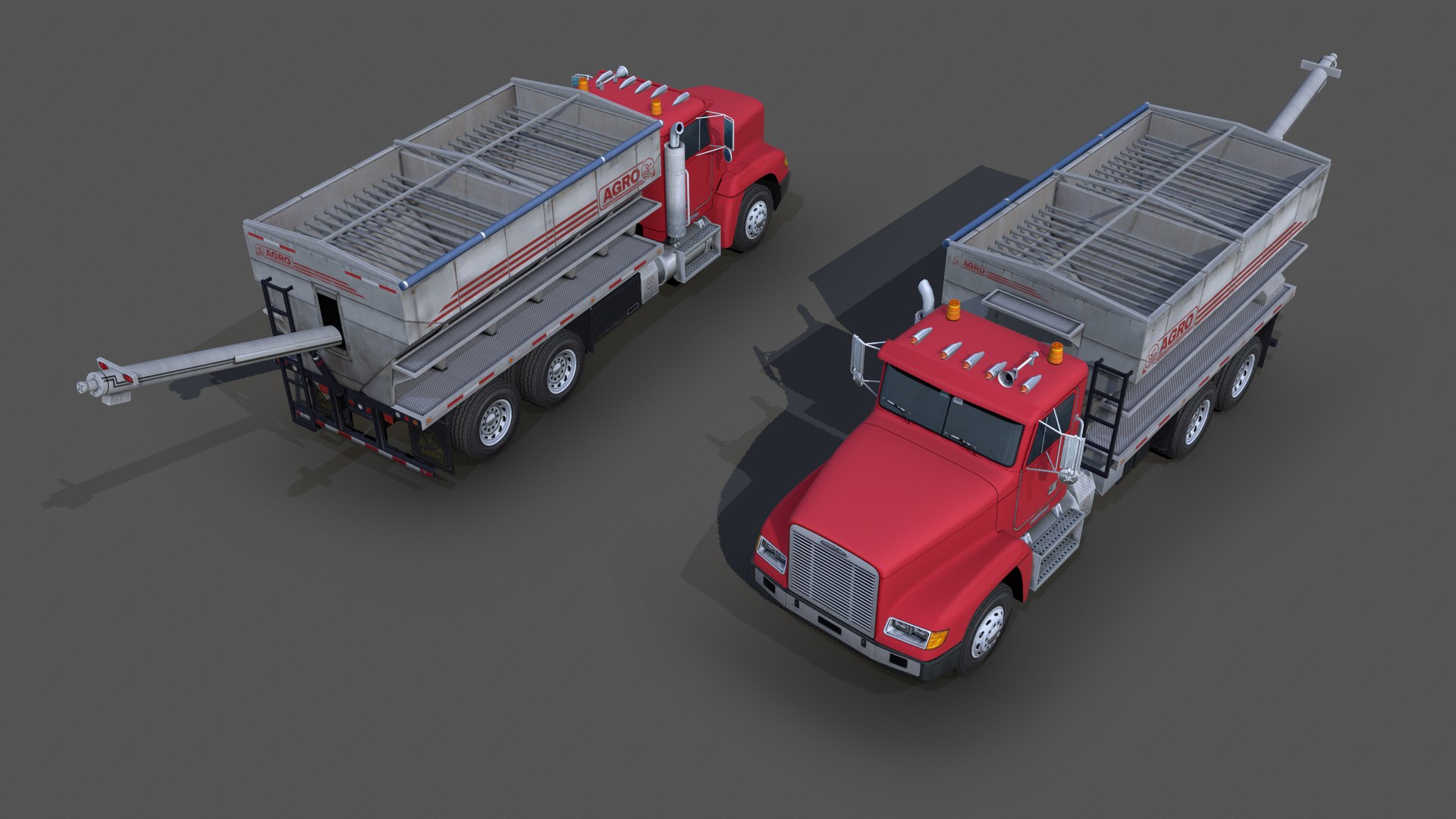 Freightliner FLD 120 2000 Fertilizer Tender Truck S02 Model - TurboSquid 2112477