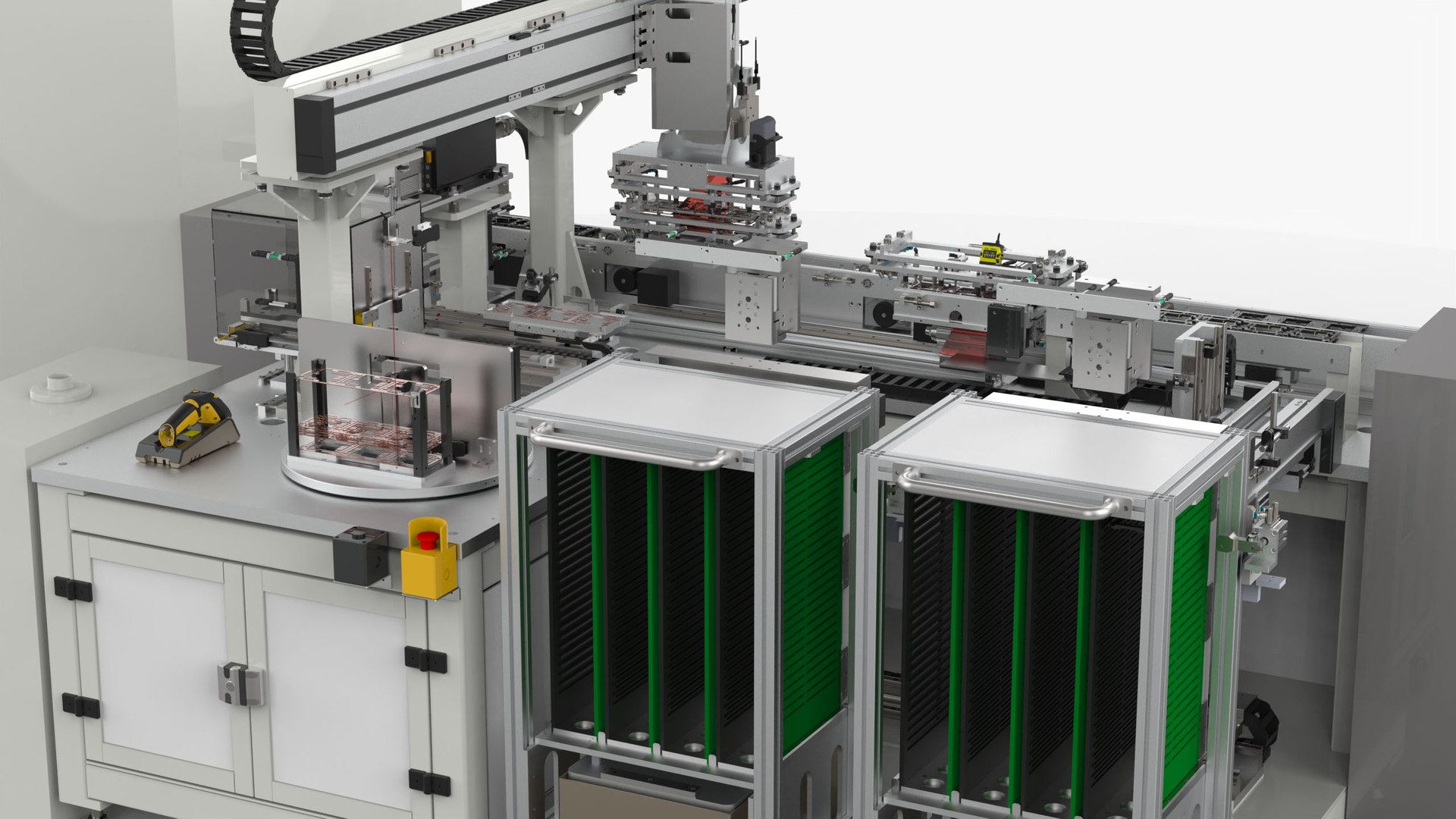 Automatic Loading Unloading And Laser Marking ECU Machine Model ...