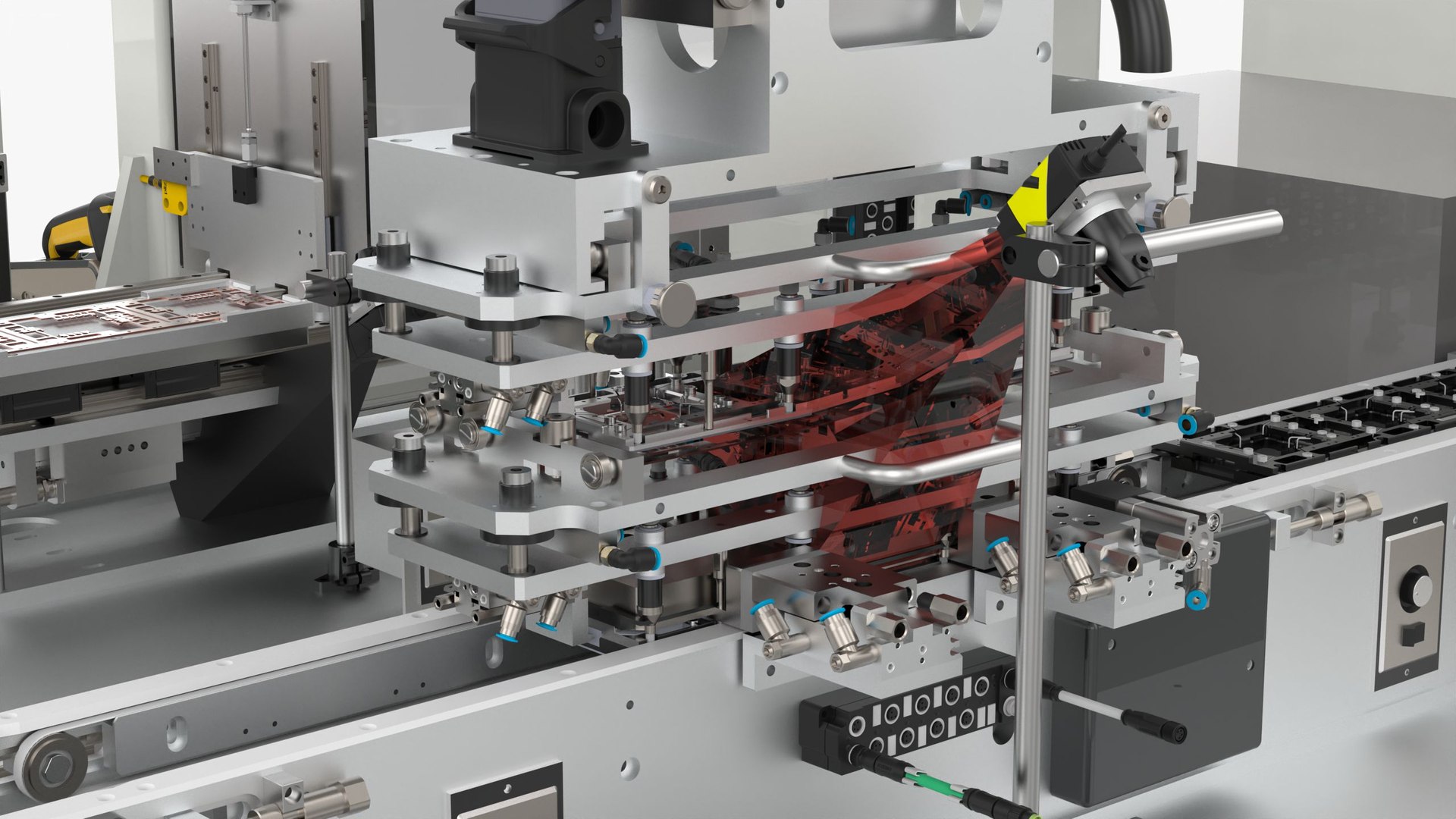 Automatic Loading Unloading And Laser Marking ECU Machine Model - TurboSquid 1927260