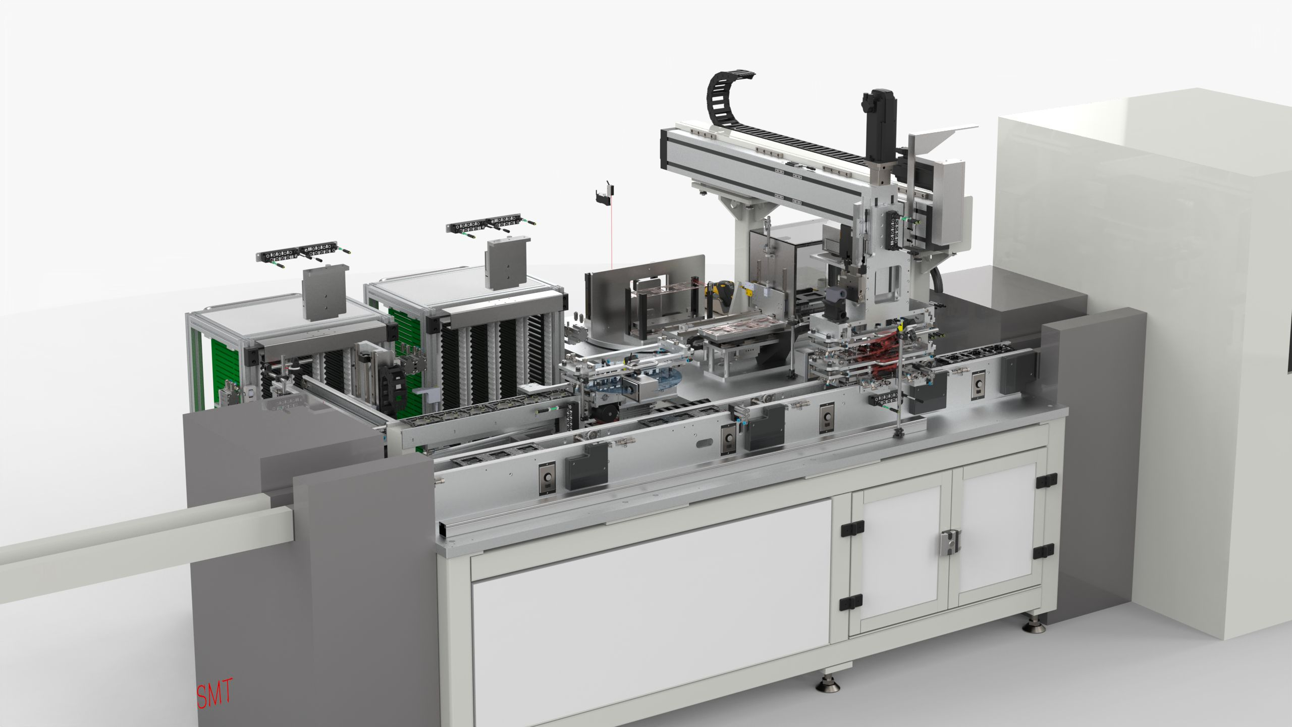 Automatic Loading Unloading and Laser Marking ECU Machine model ...