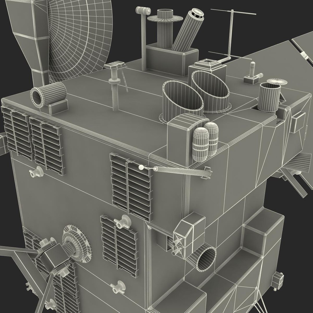 rosetta spacecraft probe 3d model