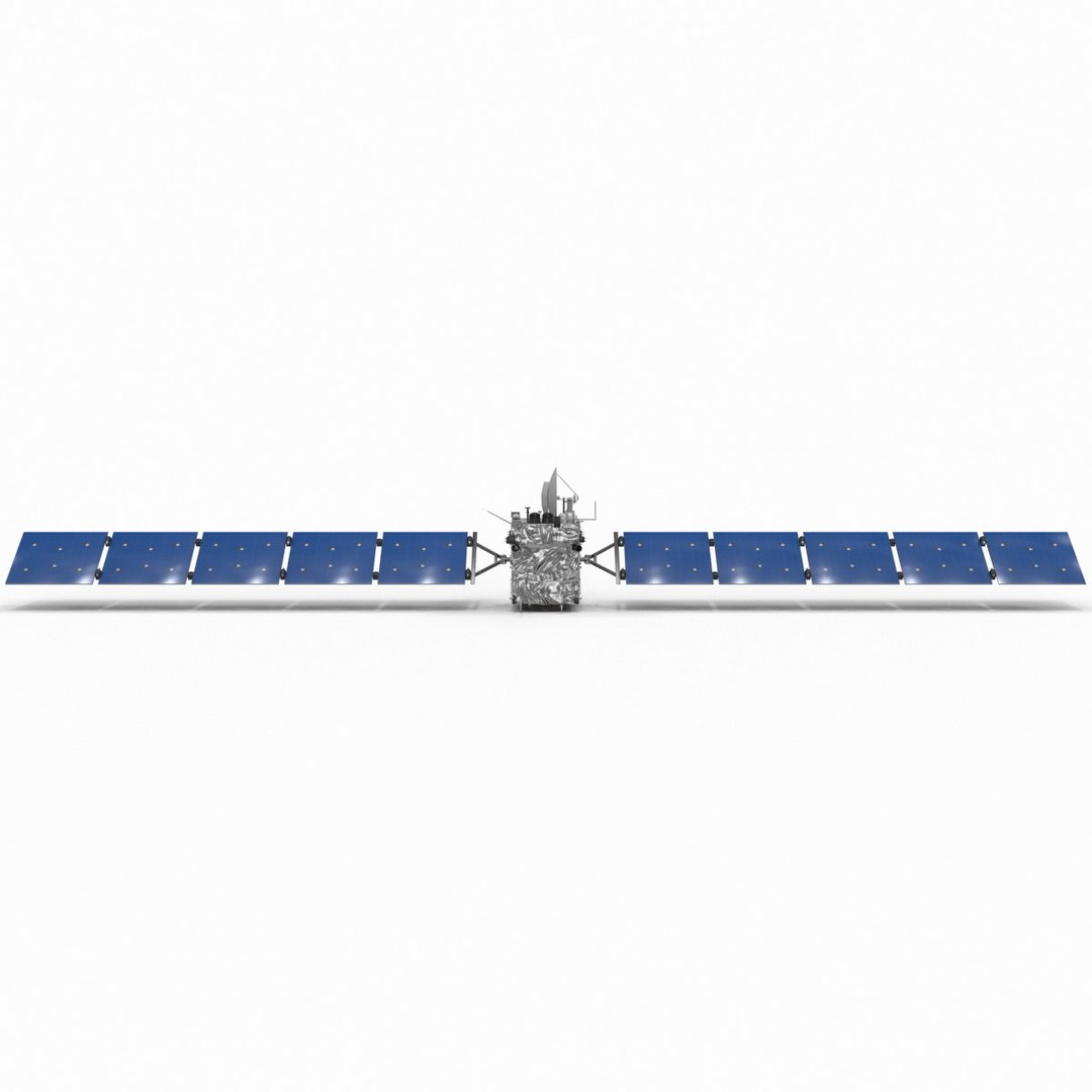 Rosetta Spacecraft Probe 3d Model