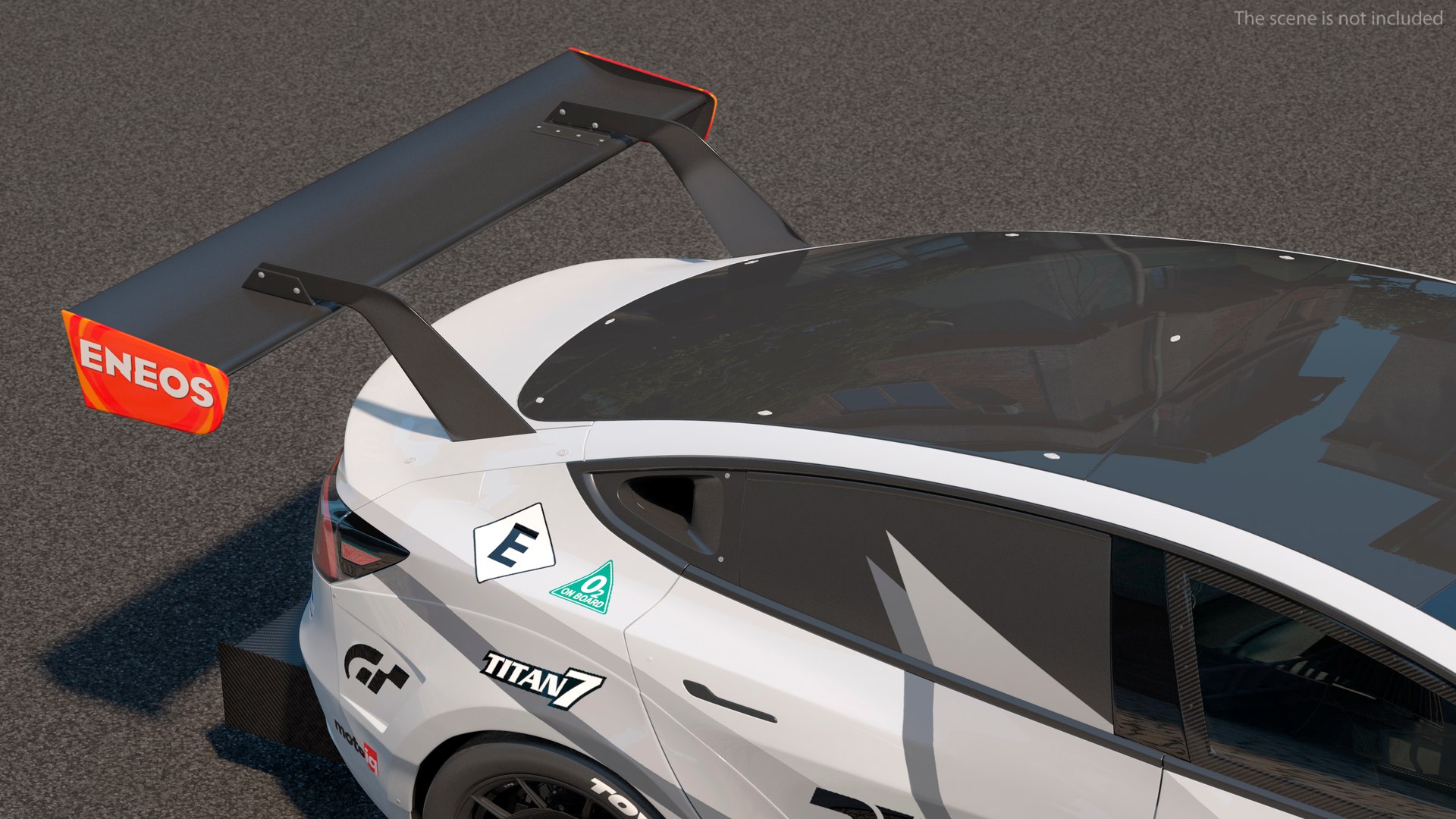 3D Tesla Model 3 Race Car Rigged model - TurboSquid 2153051