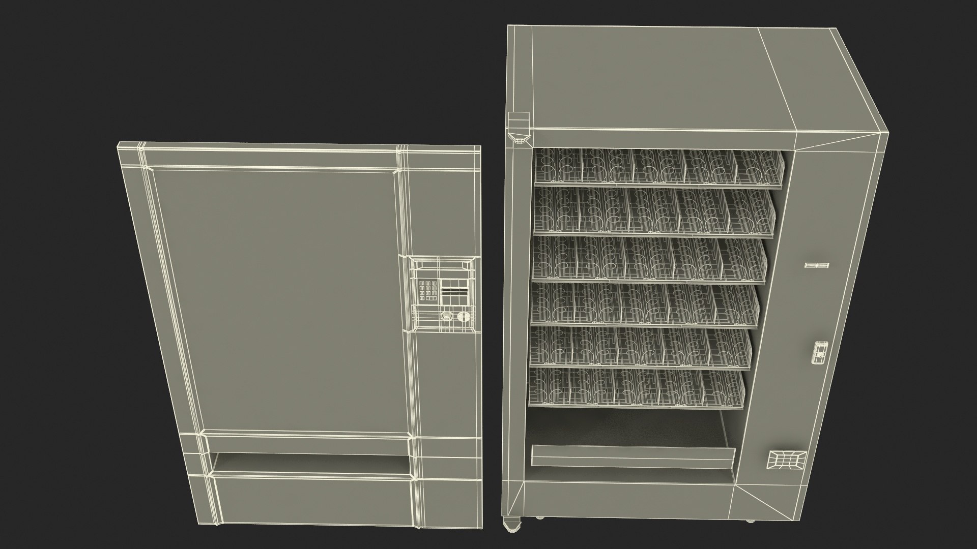 Snack Vending Machine 3D Model - TurboSquid 2140962