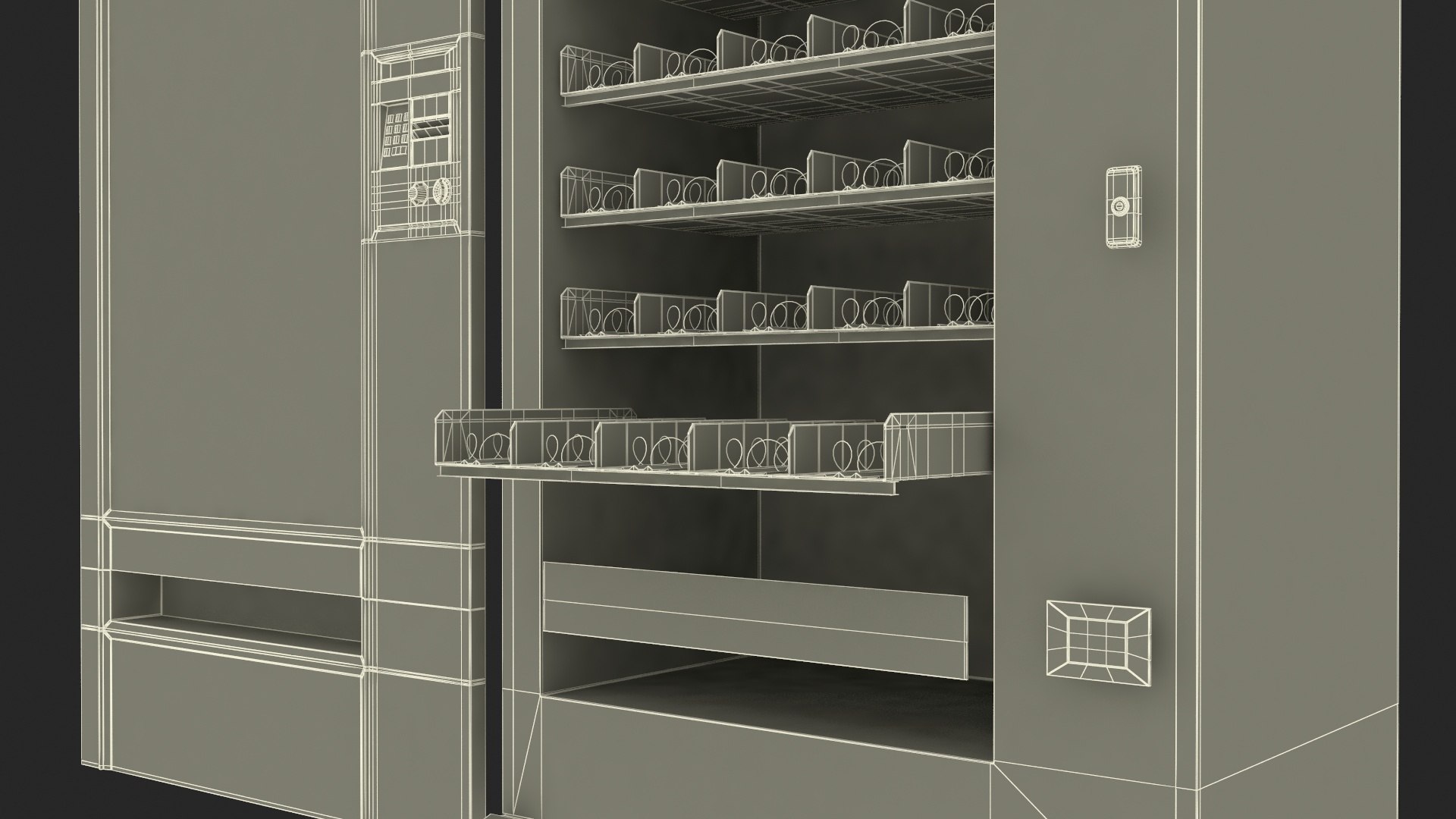 Snack Vending Machine 3D Model - TurboSquid 2140962