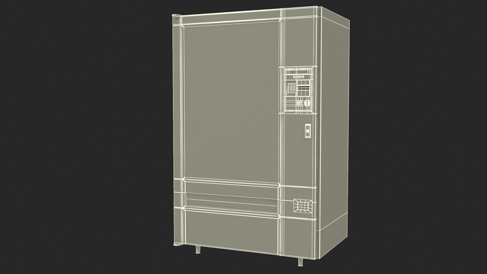Snack Vending Machine 3D Model - TurboSquid 2140962