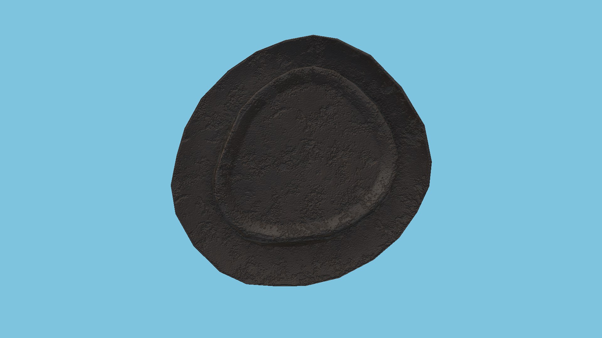 Destroyed Rust Trilby Hat - Character Design Fashion 3D model ...
