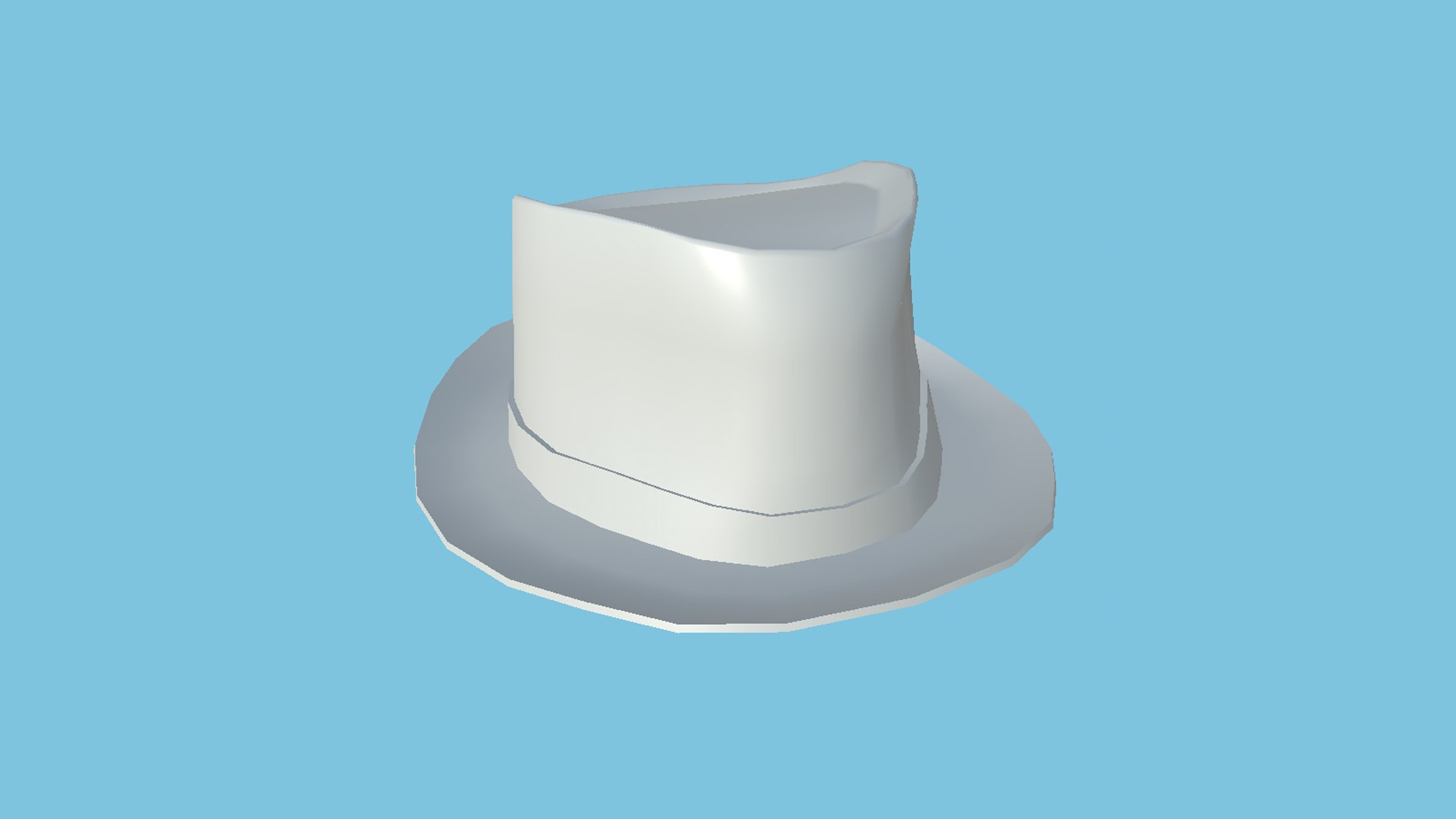 Destroyed Rust Trilby Hat - Character Design Fashion 3D model ...