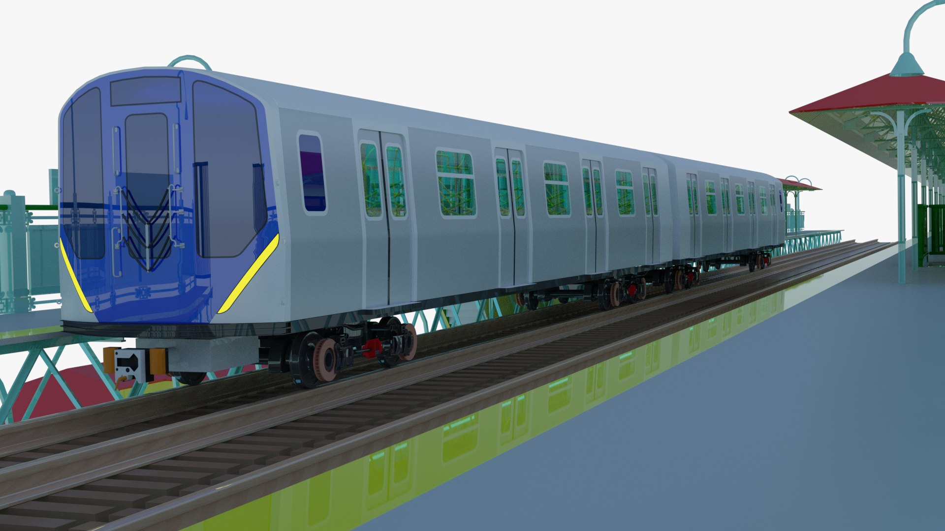 3D Model Nyc Metro Train - TurboSquid 1475022