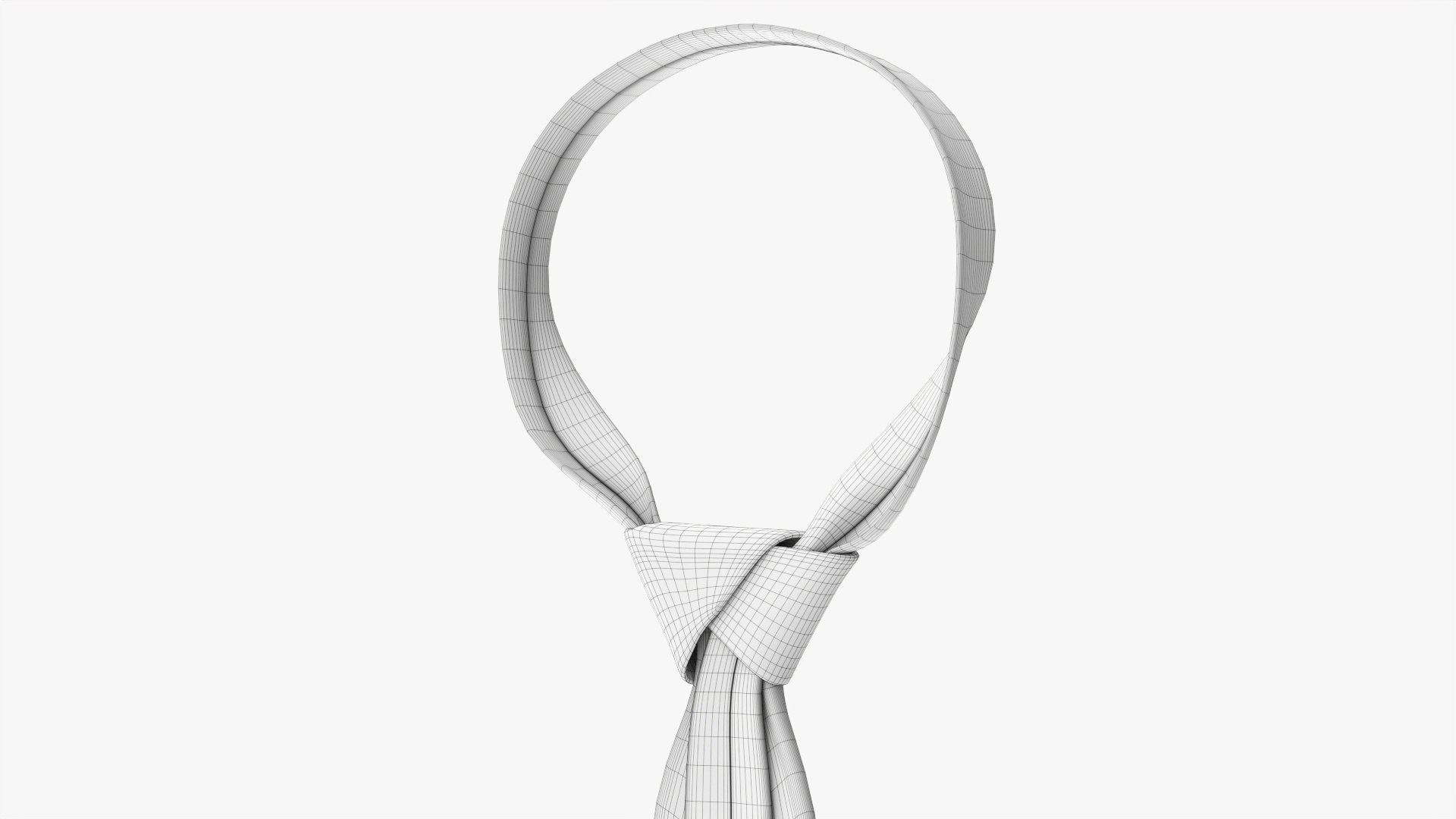 3D Model Classic Necktie 03 Black - TurboSquid 1754566