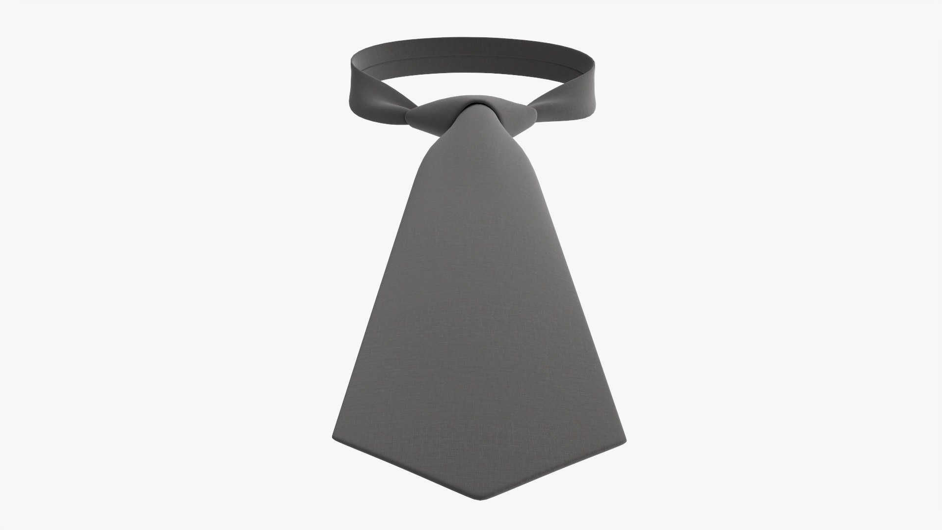 3D Model Classic Necktie 03 Black - TurboSquid 1754566