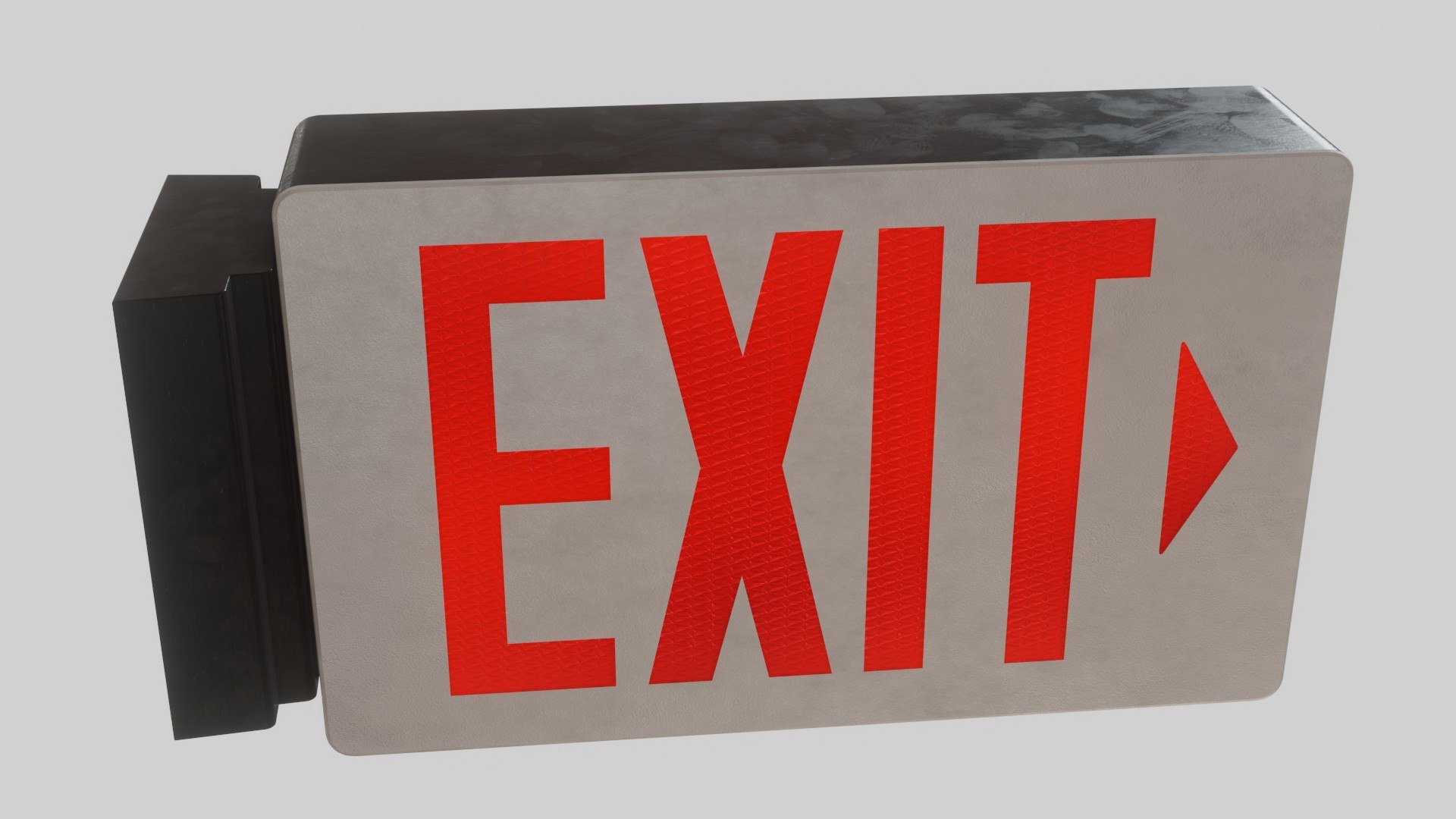 3D Model Exit Sign 3D Model - TurboSquid 1970162