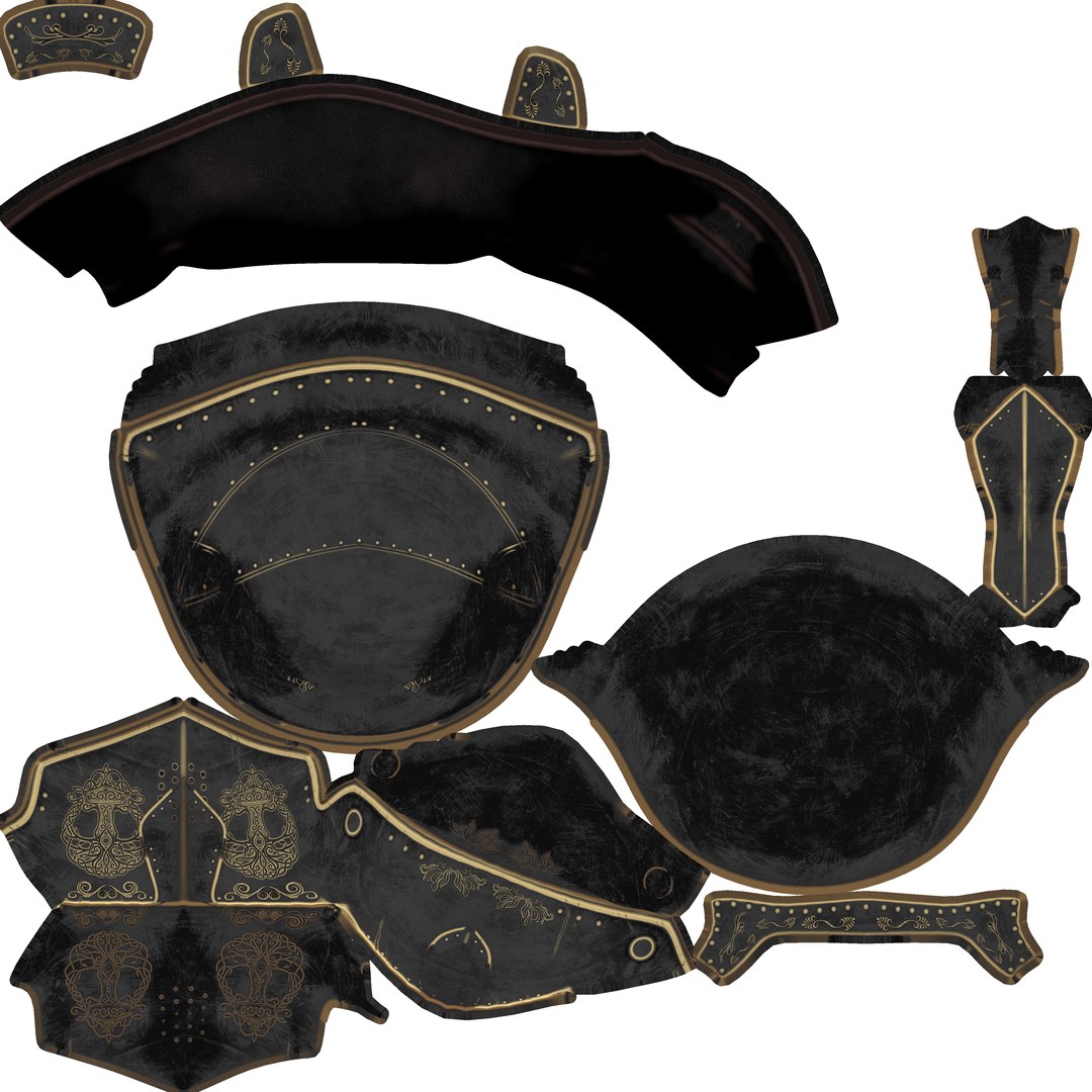 3D Model Valor Knight Armor - TurboSquid 1792548