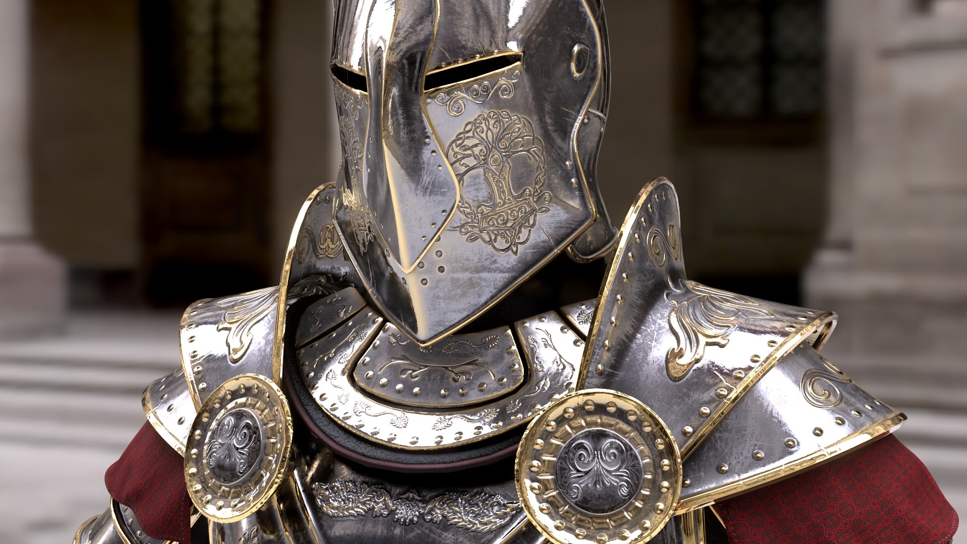 3D Model Valor Knight Armor - TurboSquid 1792548