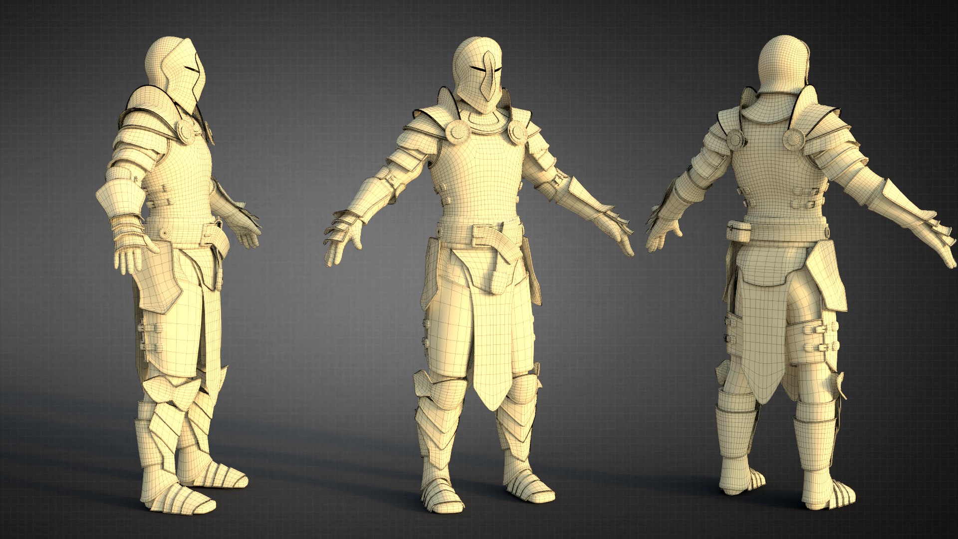 3D Model Valor Knight Armor - TurboSquid 1792548