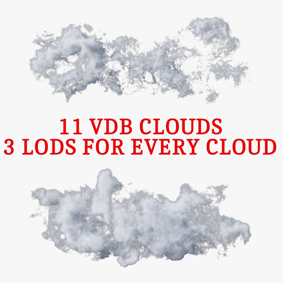 3D Cloud Pack 04 - TurboSquid 2398142