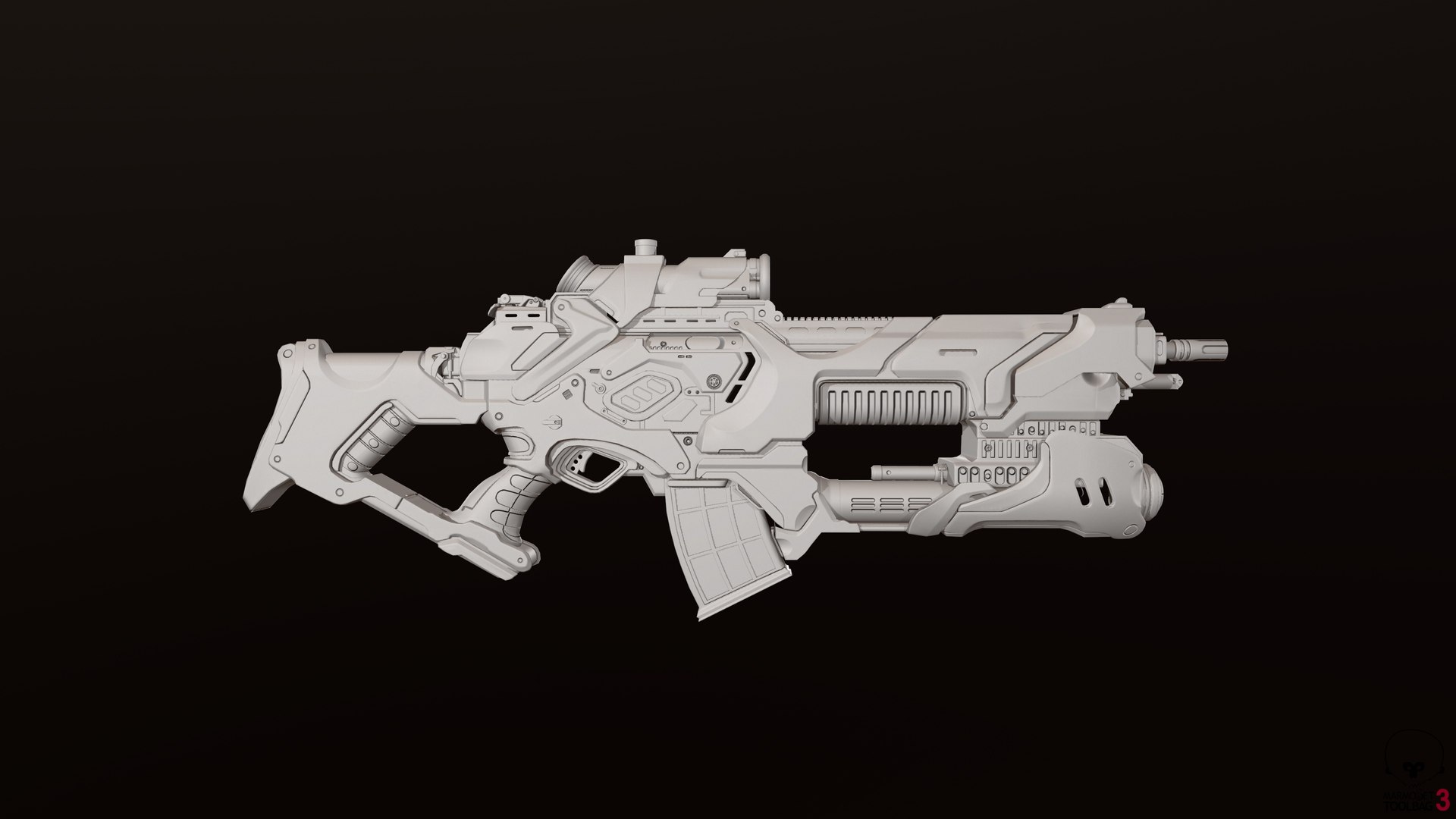 Advanced Gun 3D Model - TurboSquid 1360452