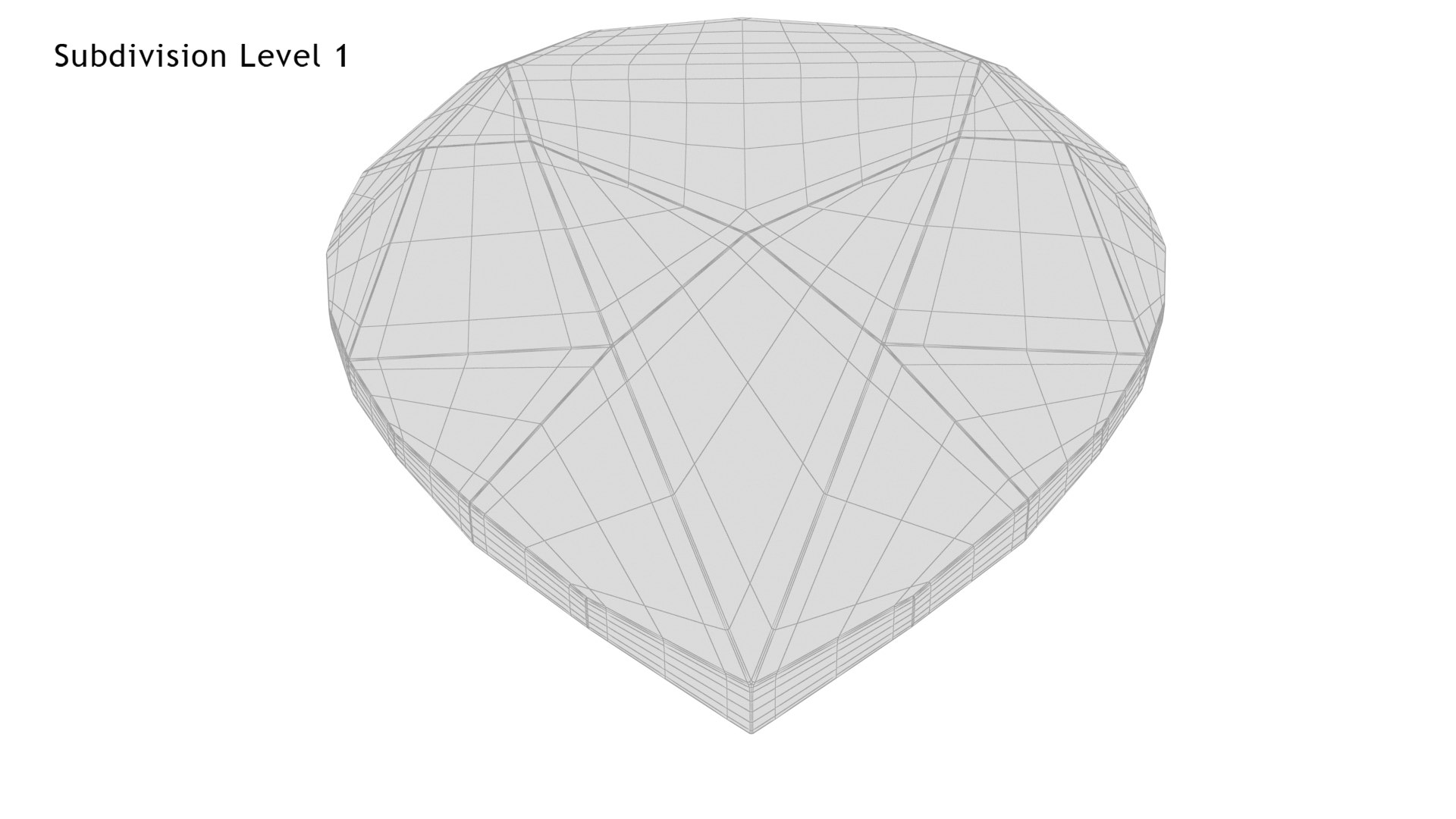 3D Pear Cut Diamond - TurboSquid 1867634