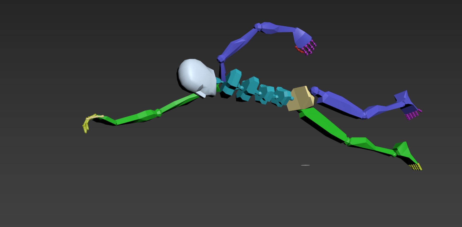 5 Swimming Mocap Animations Looping 3D Model - TurboSquid 2006493