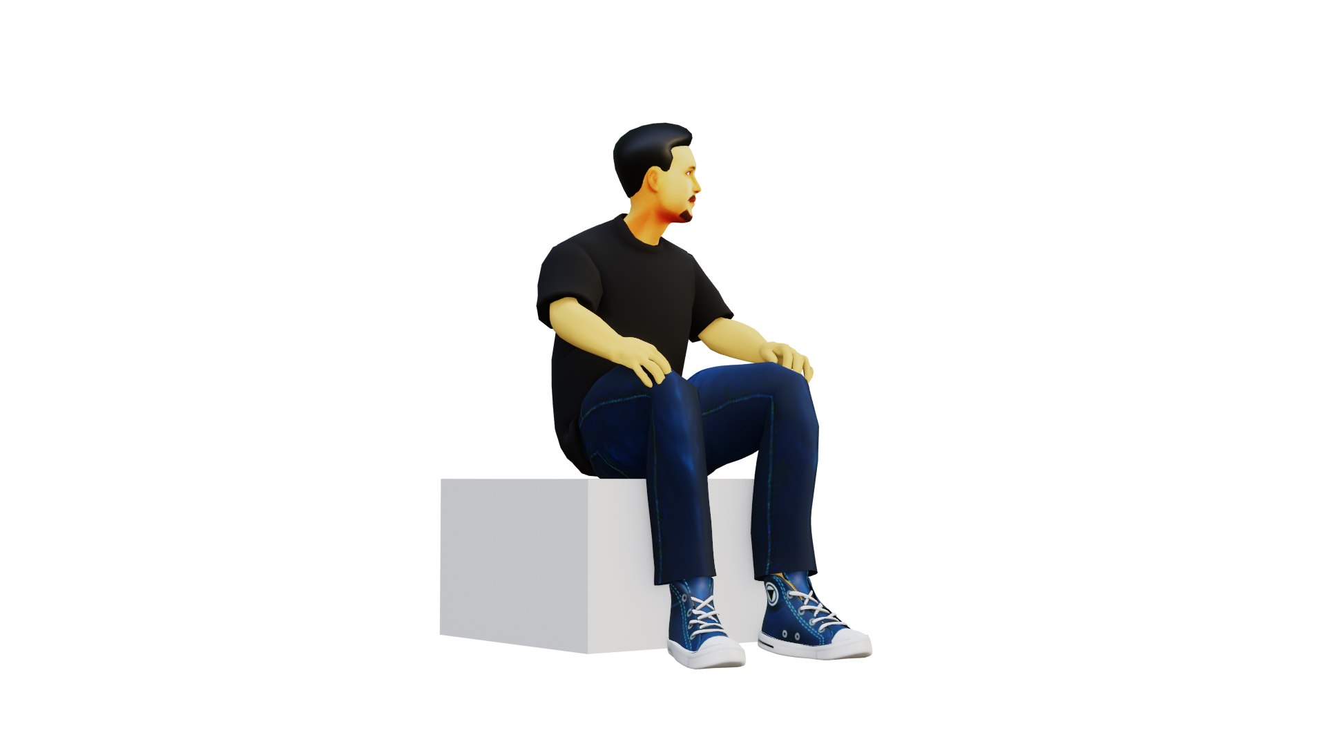 3D Man Character With Five Animation - TurboSquid 2119529