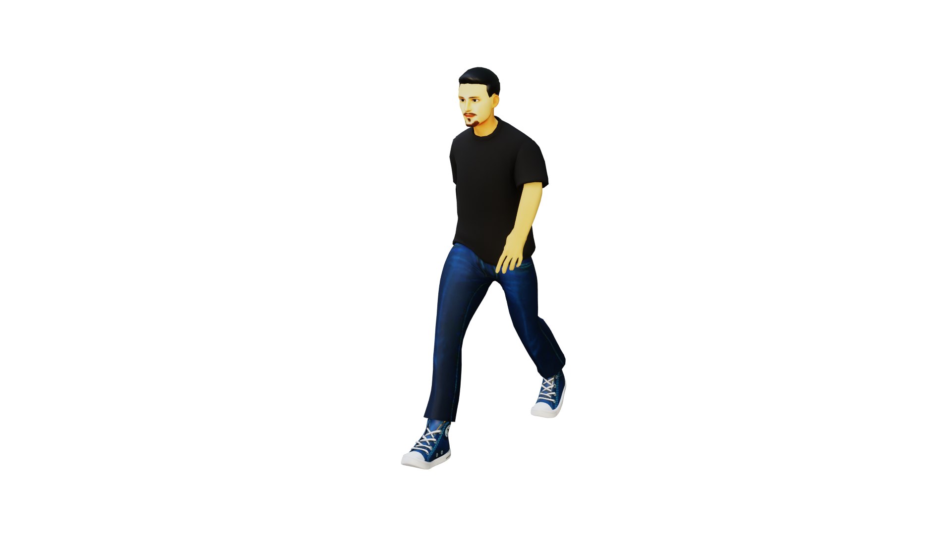 3D Man Character With Five Animation - TurboSquid 2119529