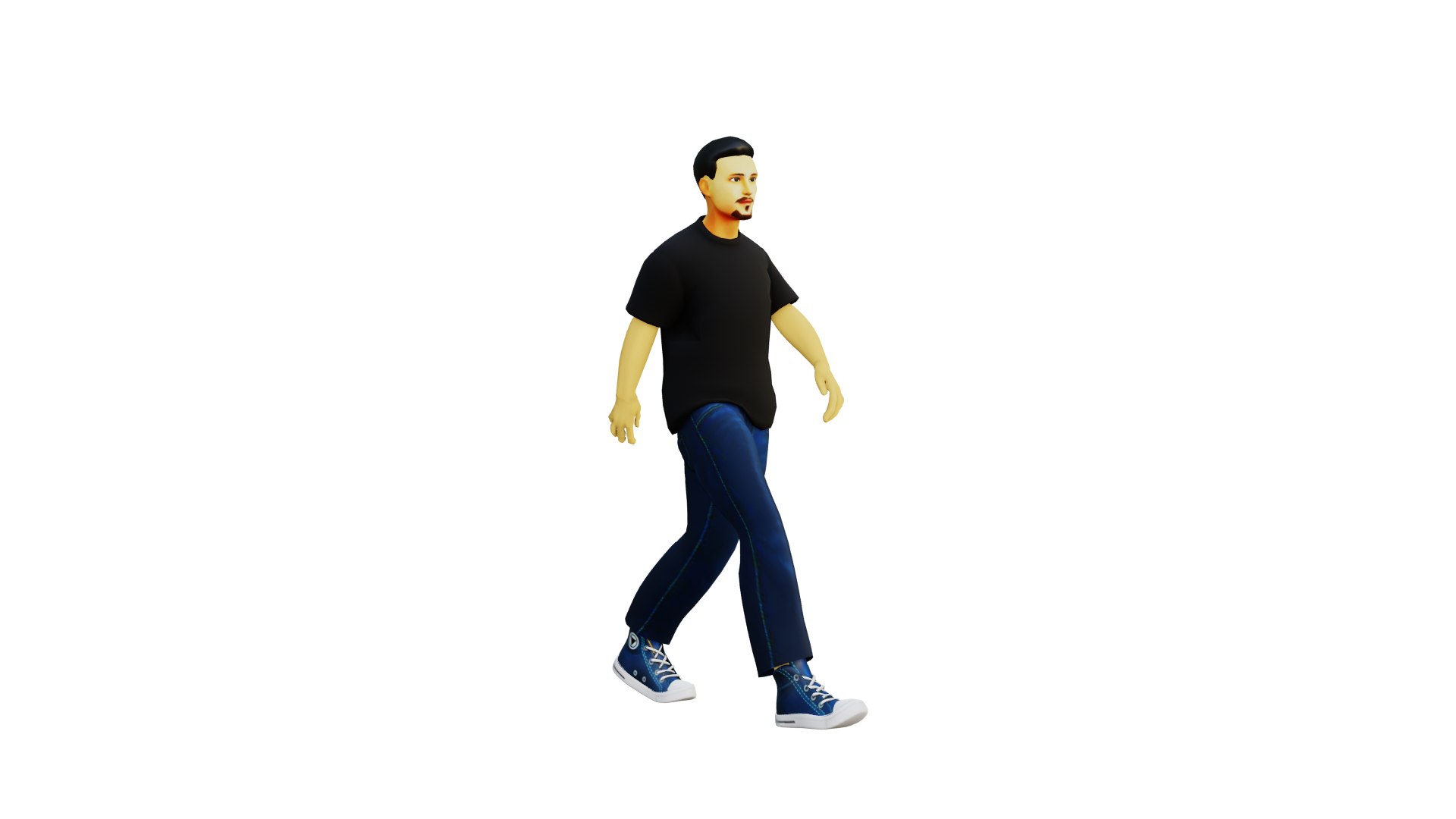 3D Man Character With Five Animation - TurboSquid 2119529