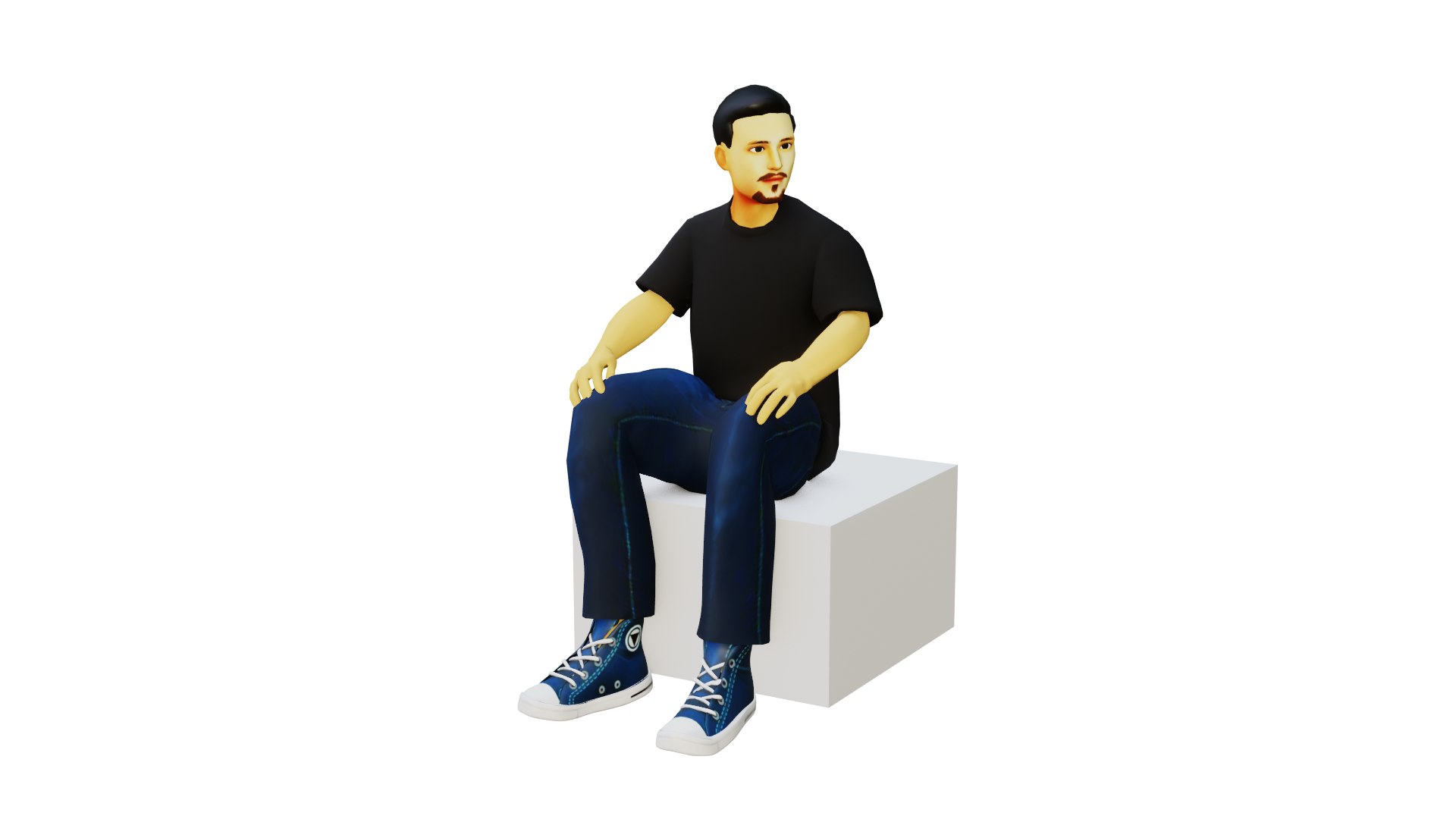 3D Man Character With Five Animation - TurboSquid 2119529